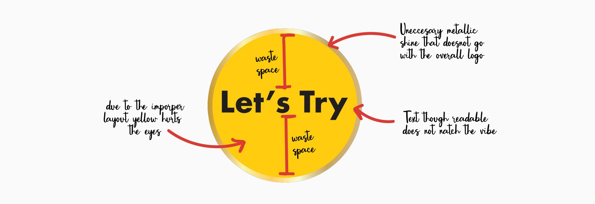 Let's Try Logo by prapti amin on Dribbble