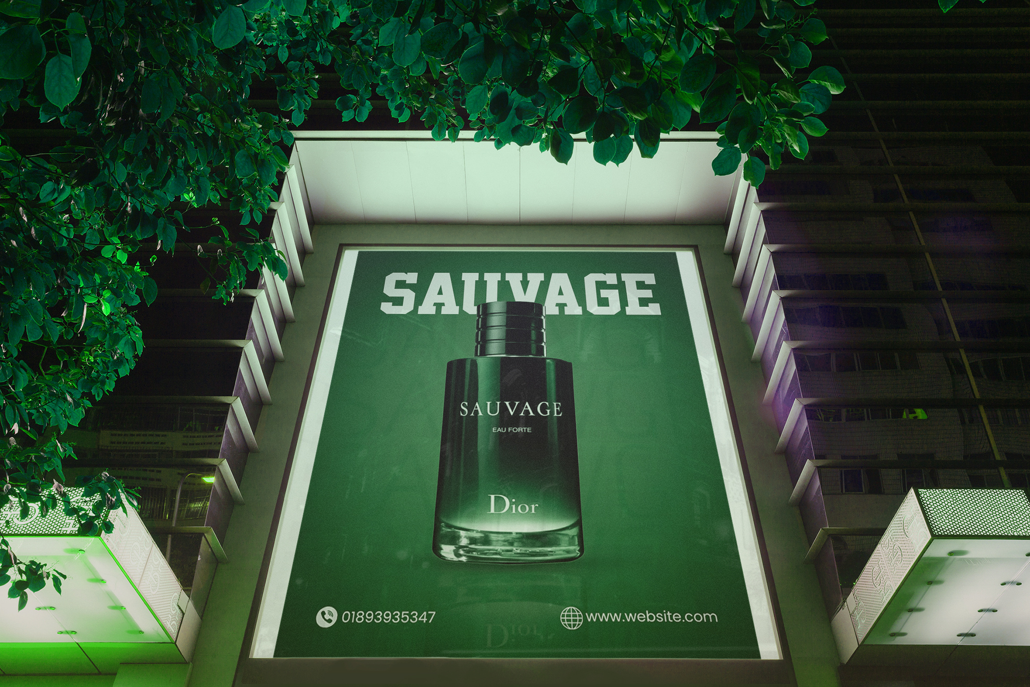 Sauvage Inspired Perfume Advertisement | Modern Luxury Poster. by ...
