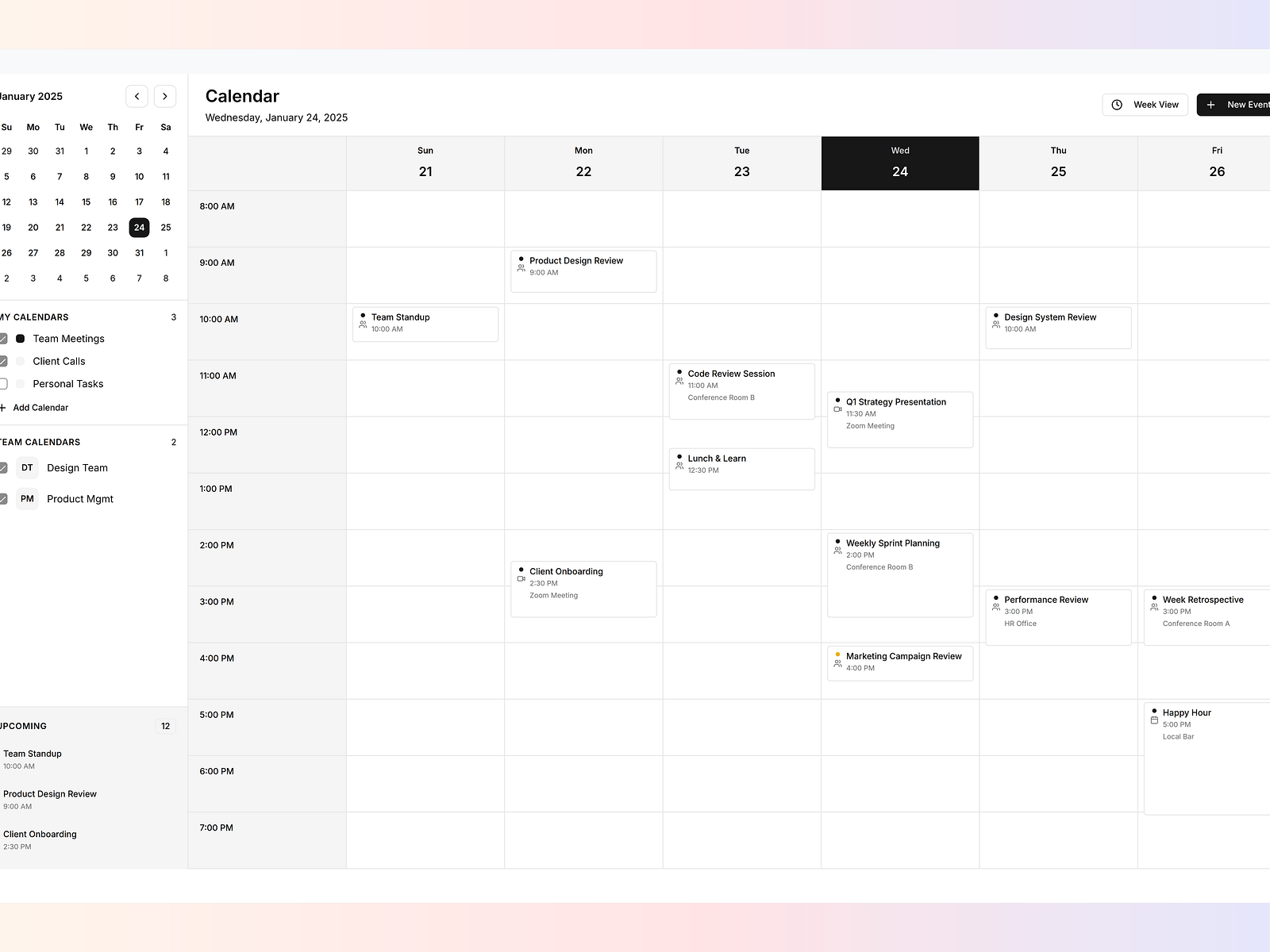 Calendar Schedule App by Yusuf on Dribbble