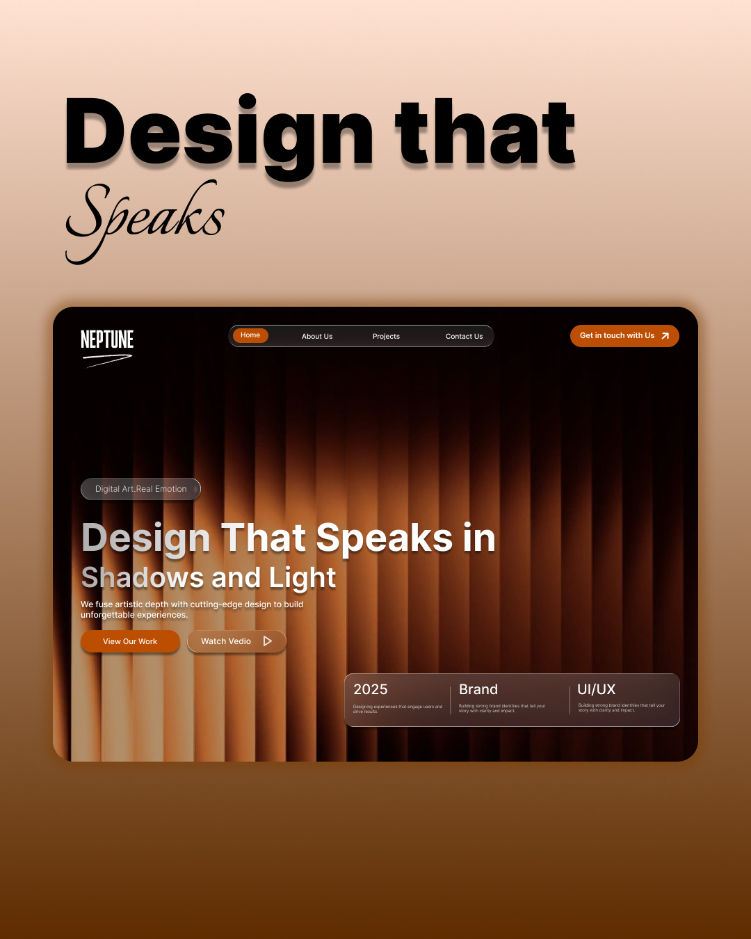 Smooth and Cool website design! by hanan zulfiqar on Dribbble