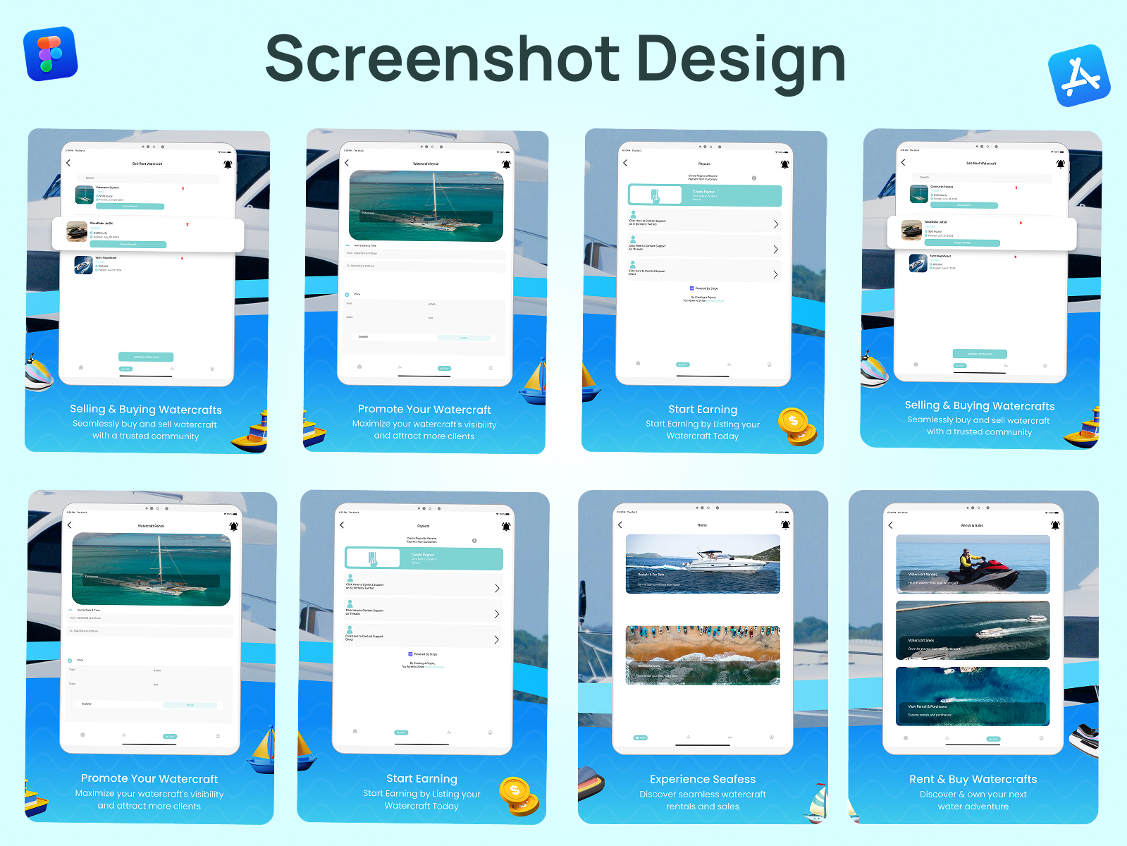 Seafess Screenshot Design by Attiqa Naz™ on Dribbble