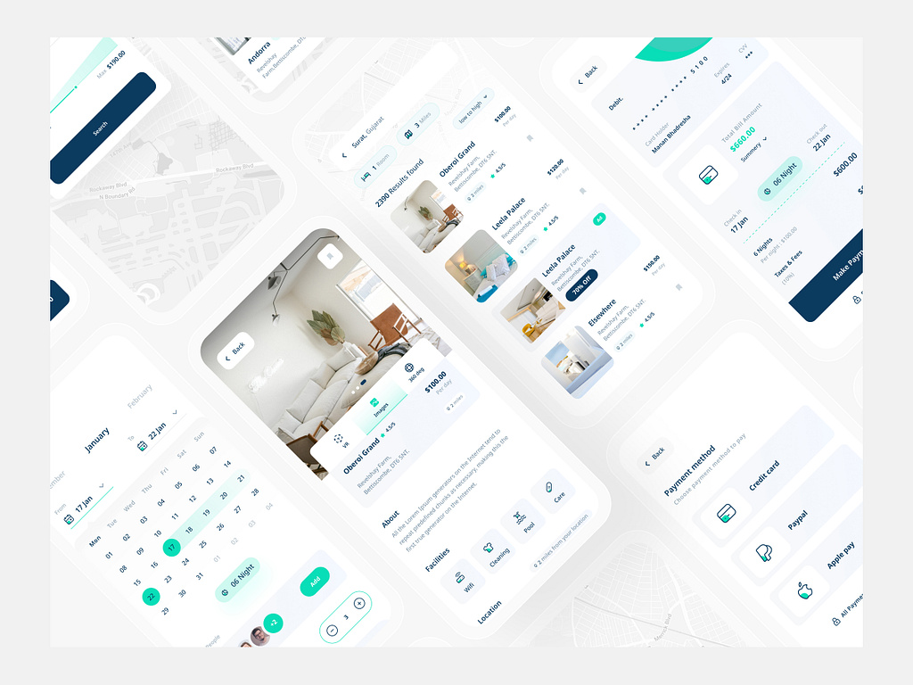 Hotel Booking by Diya Mistry on Dribbble
