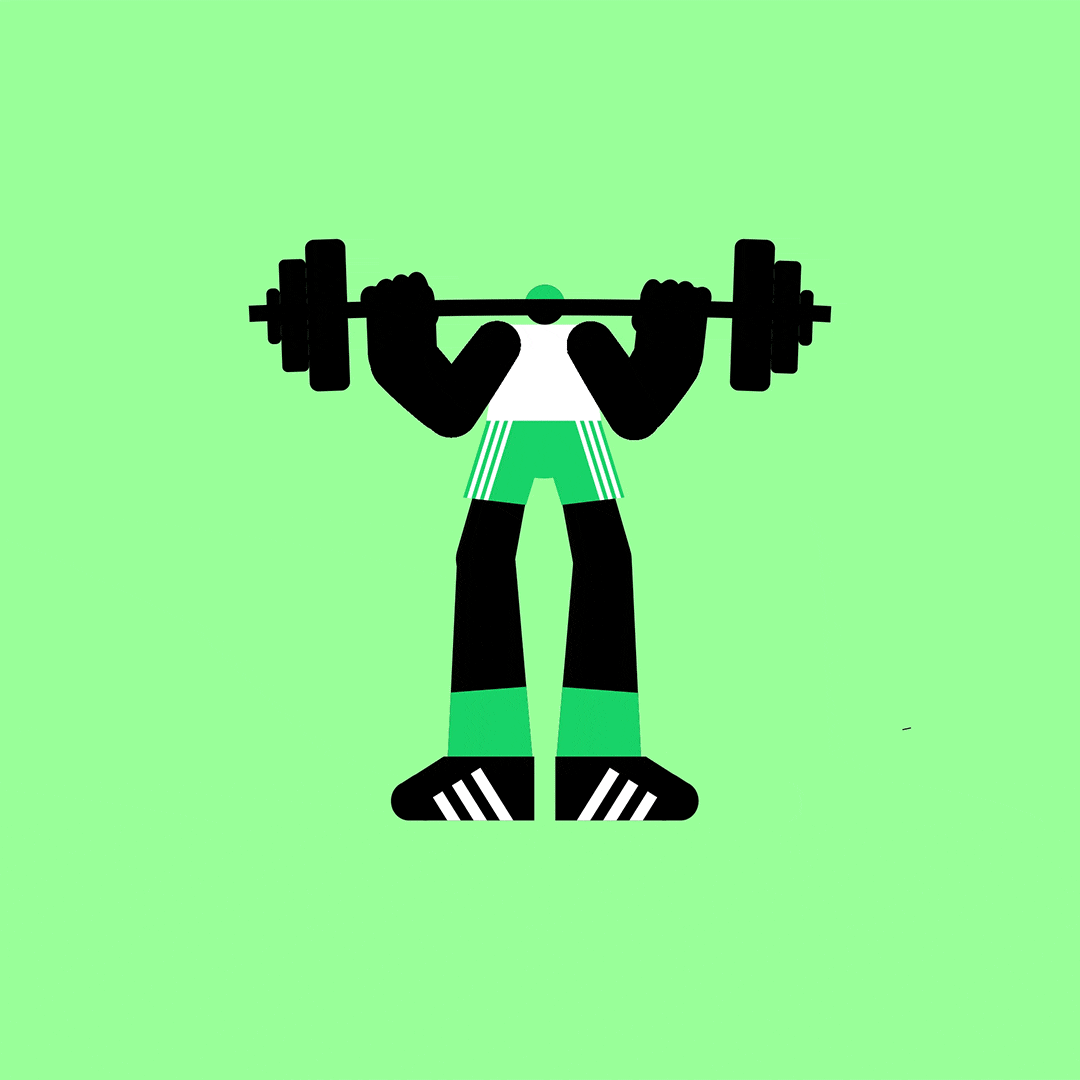 adidas Running App — The Weightlifter by Miguel Praça on Dribbble