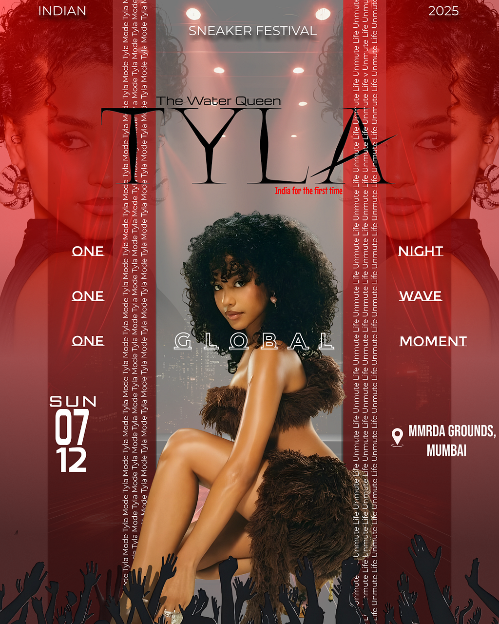 Tyla — India Debut Concert Poster Design by Aakash khullar on Dribbble