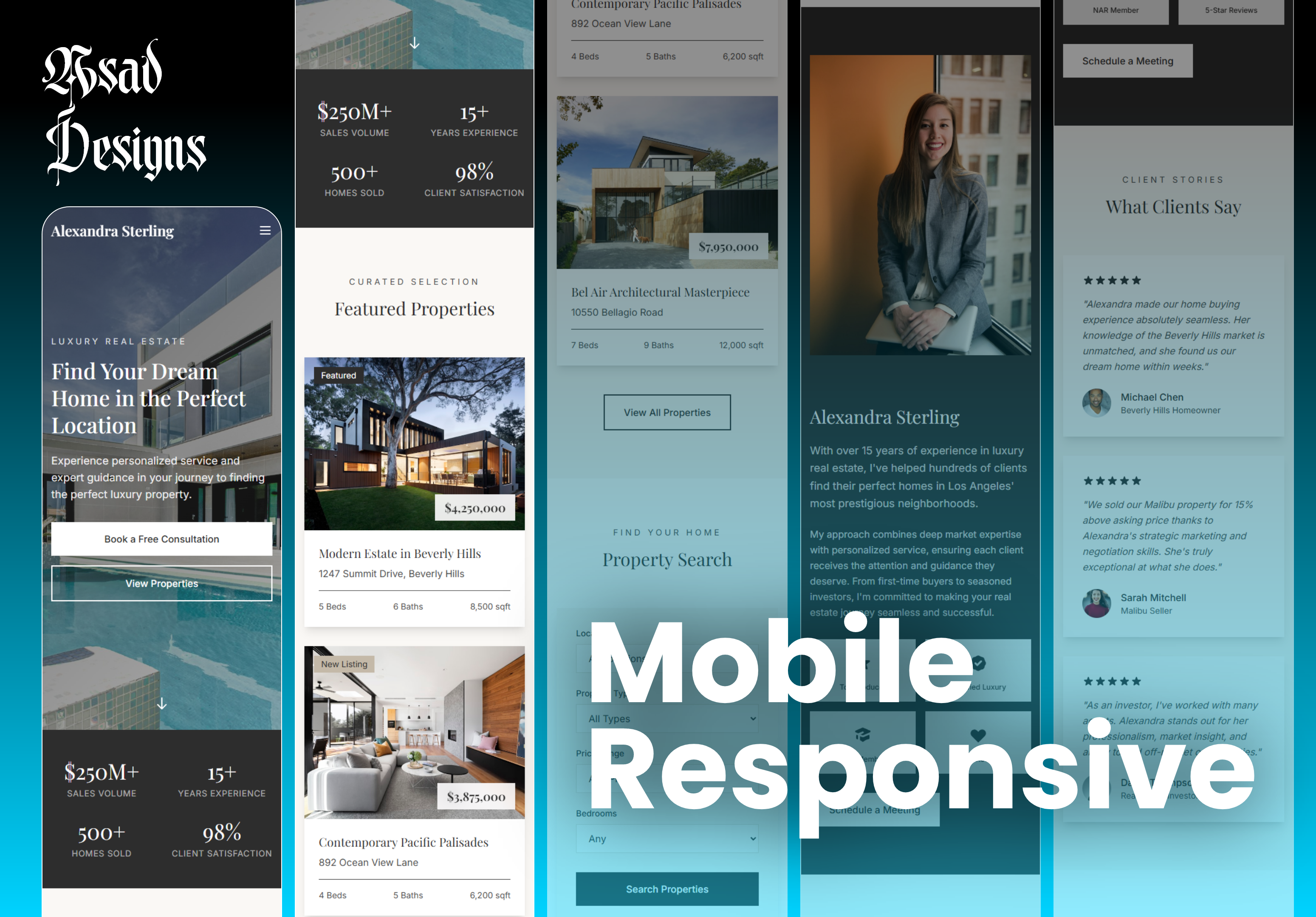 Real Estate Website UI/UX – Property Listing Design by Abdul Asad on ...