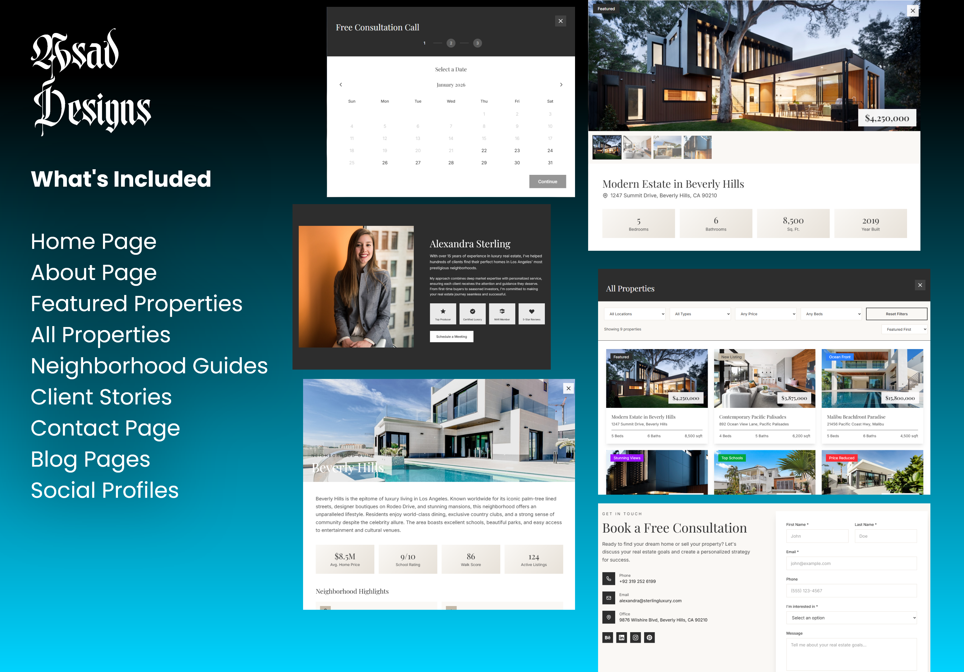 Real Estate Website UI/UX – Property Listing Design by Abdul Asad on ...
