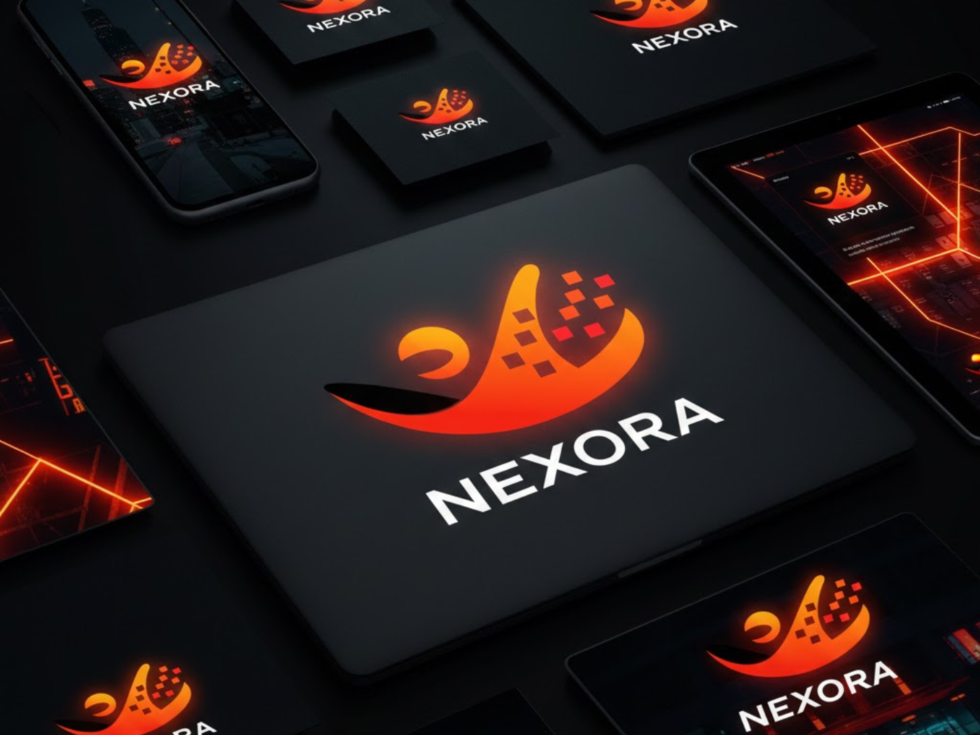 NEXORA - Logo Design Concept by MF Design Zone on Dribbble
