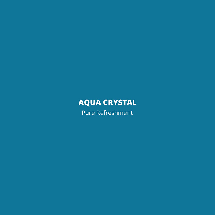 Aqua Crystal Pure Refreshment by Livumile Magoqwana on Dribbble