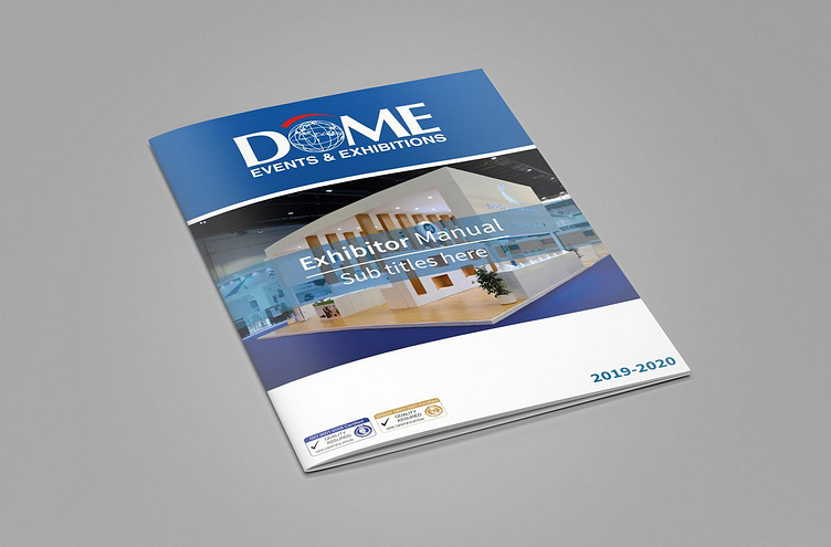 Dome Events and Exhibitions – Manual Book Cover Design by HM Design ...