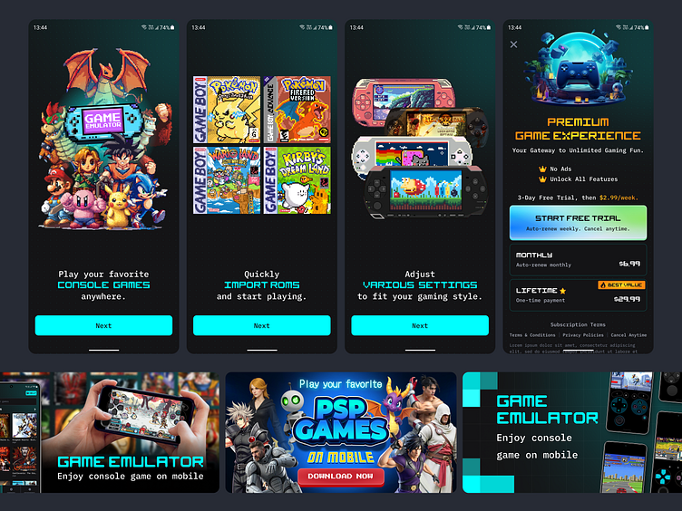 Gameboy & PSP Emulator - Part 8 by Tu Nguyen on Dribbble