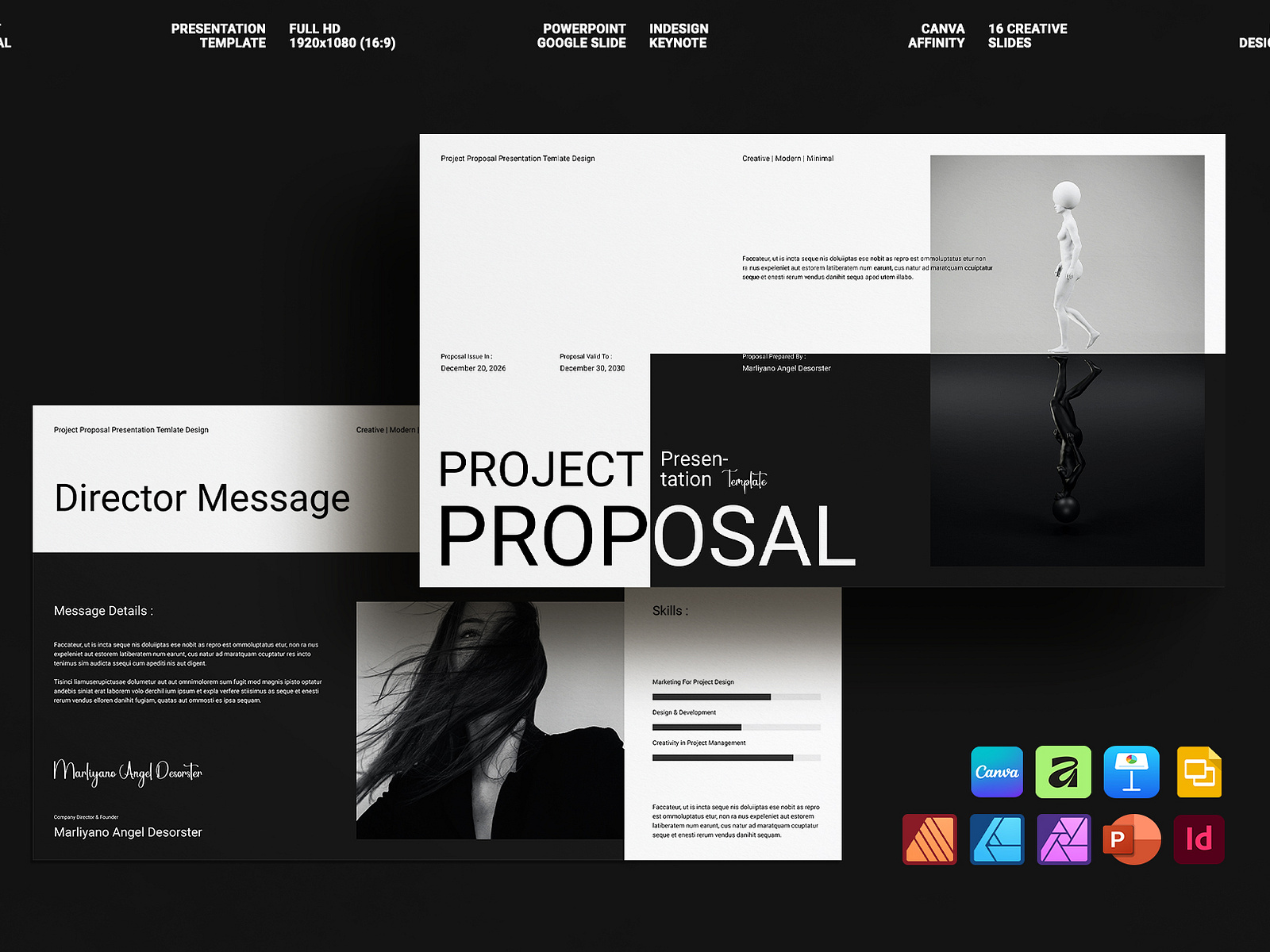 Project Proposal Presentation Template by DesignCrest on Dribbble