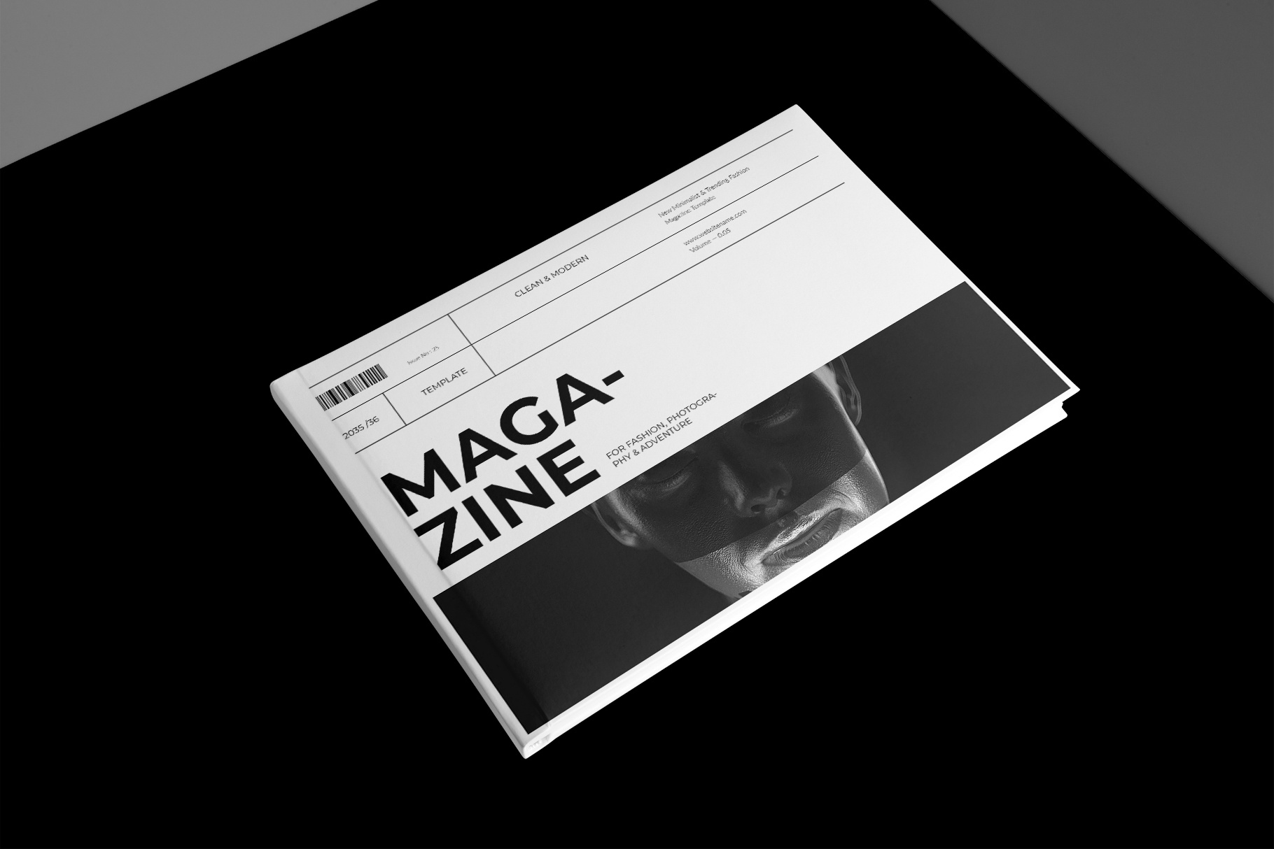 Magazine Template Landscape by DesignCrest on Dribbble