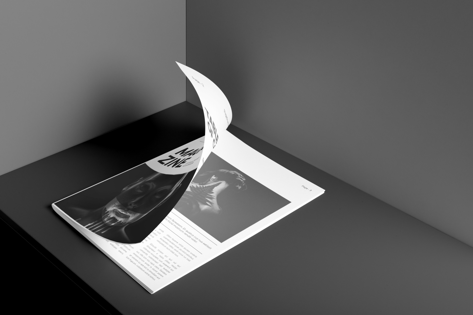 Magazine Template by DesignCrest on Dribbble