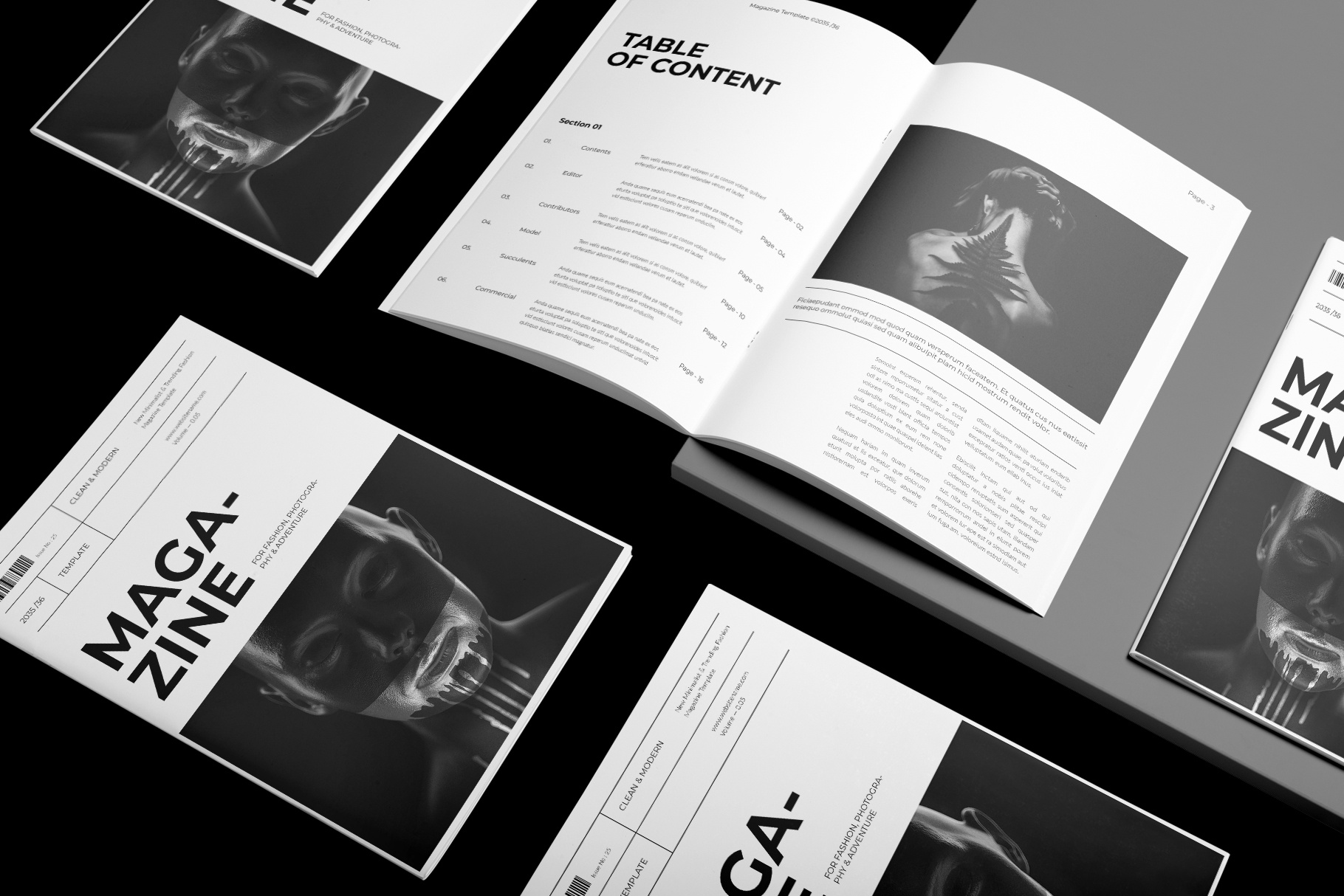 Magazine Template by DesignCrest on Dribbble