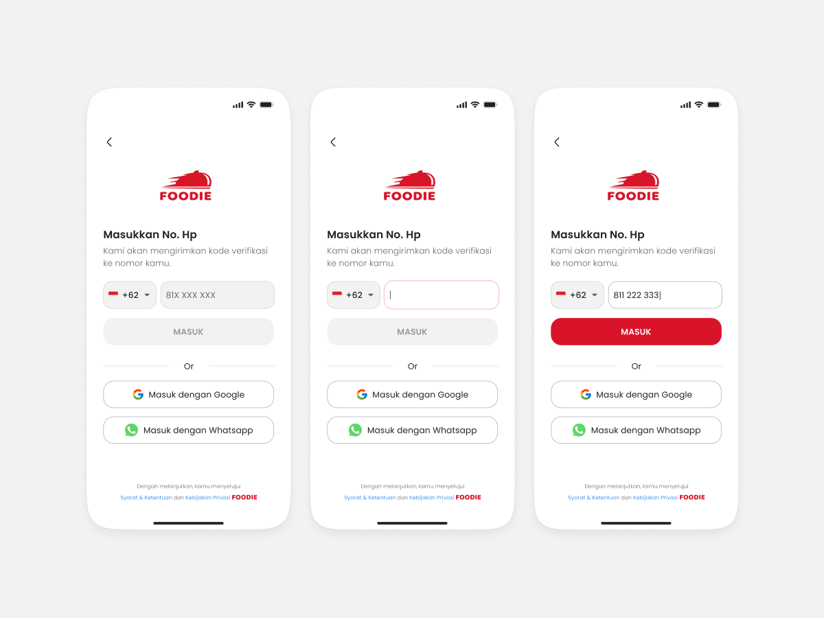 Login Page - Food Delivery App by Khusnul Khotimah on Dribbble
