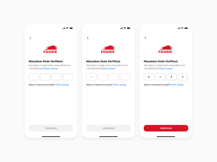 Login Page - Food Delivery App by Khusnul Khotimah on Dribbble