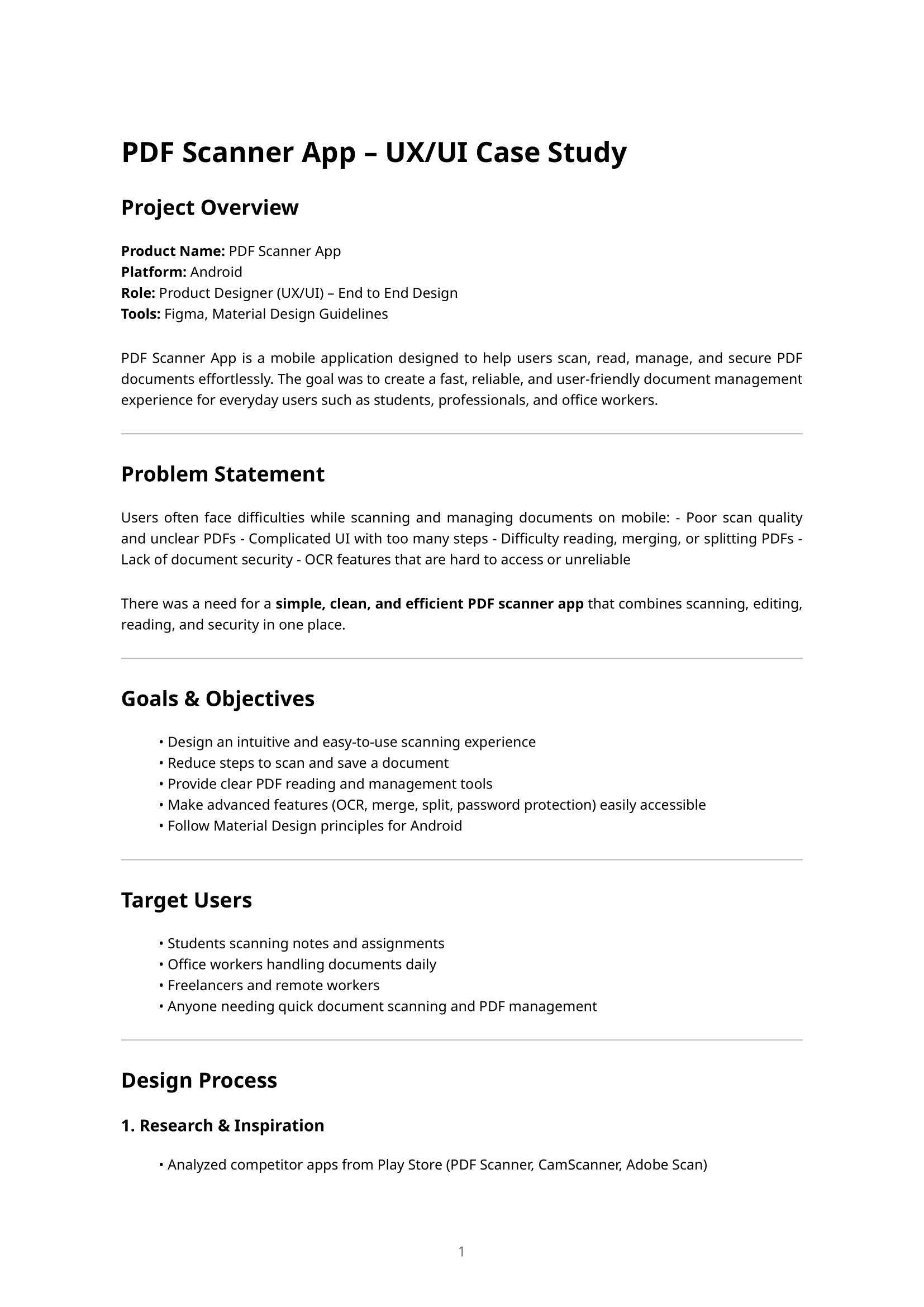 Scanner Documents , PDF Scanner Mobile UX/UI Design by Syed Mahad on ...