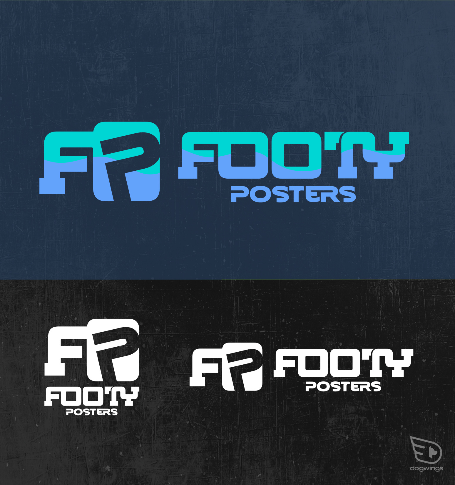 Logo concepts - poster co. by Chip David on Dribbble