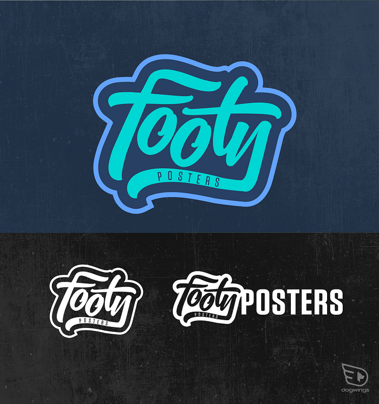 Logo concepts - poster co. by Chip David on Dribbble