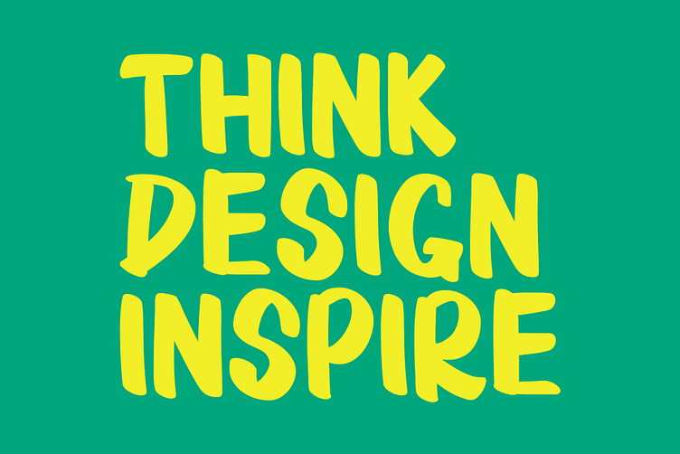 ROUGHLINE BRUSH FONT by Yuby on Dribbble