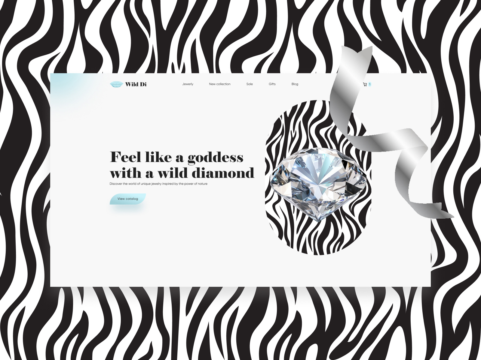 Wild Di — Luxury Jewelry E-commerce Website UX/UI by Anastasiia on Dribbble