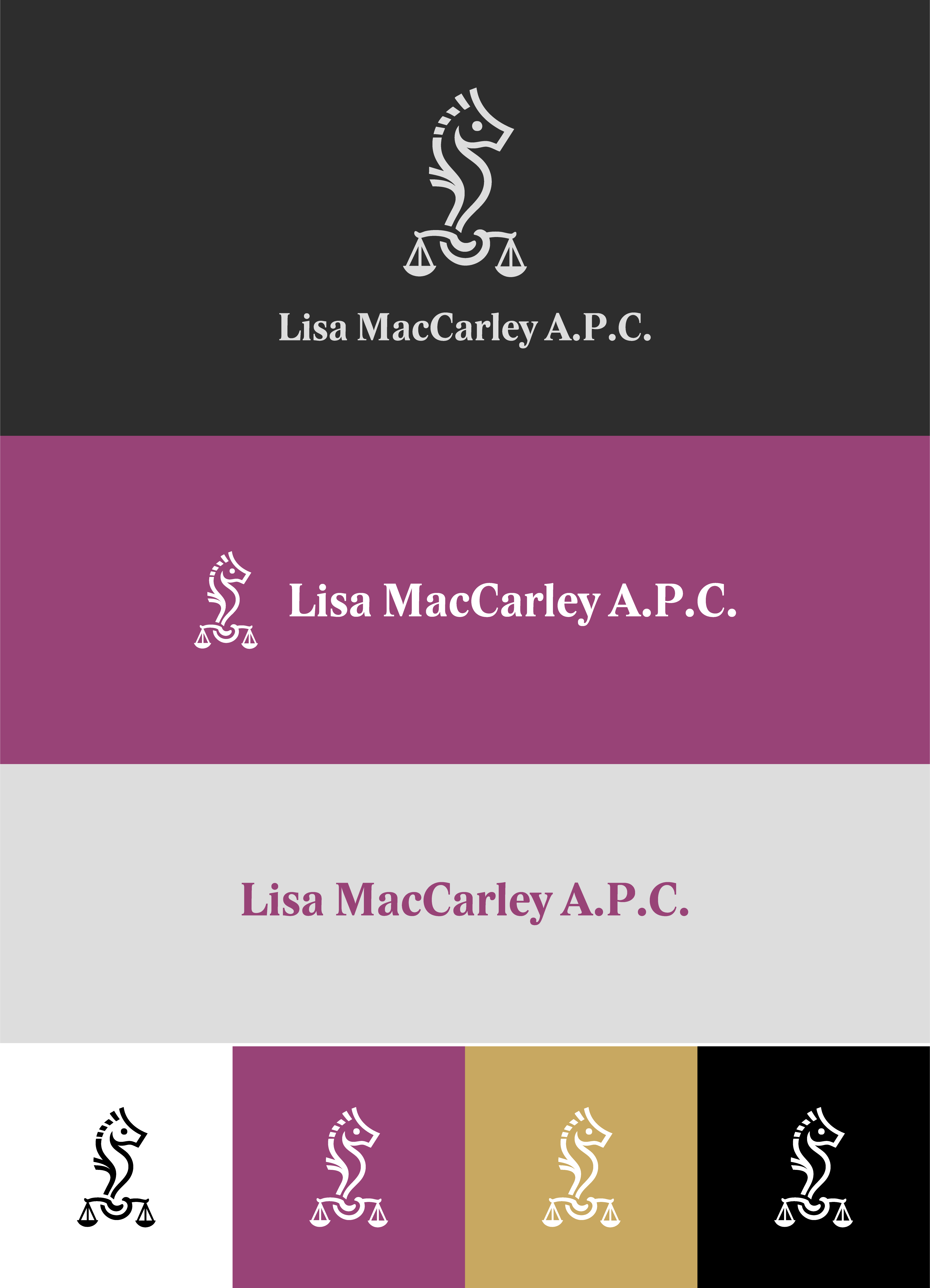 Lisa MacCarley - Attorney Logo Design and Branding by JQ Design Lab on ...