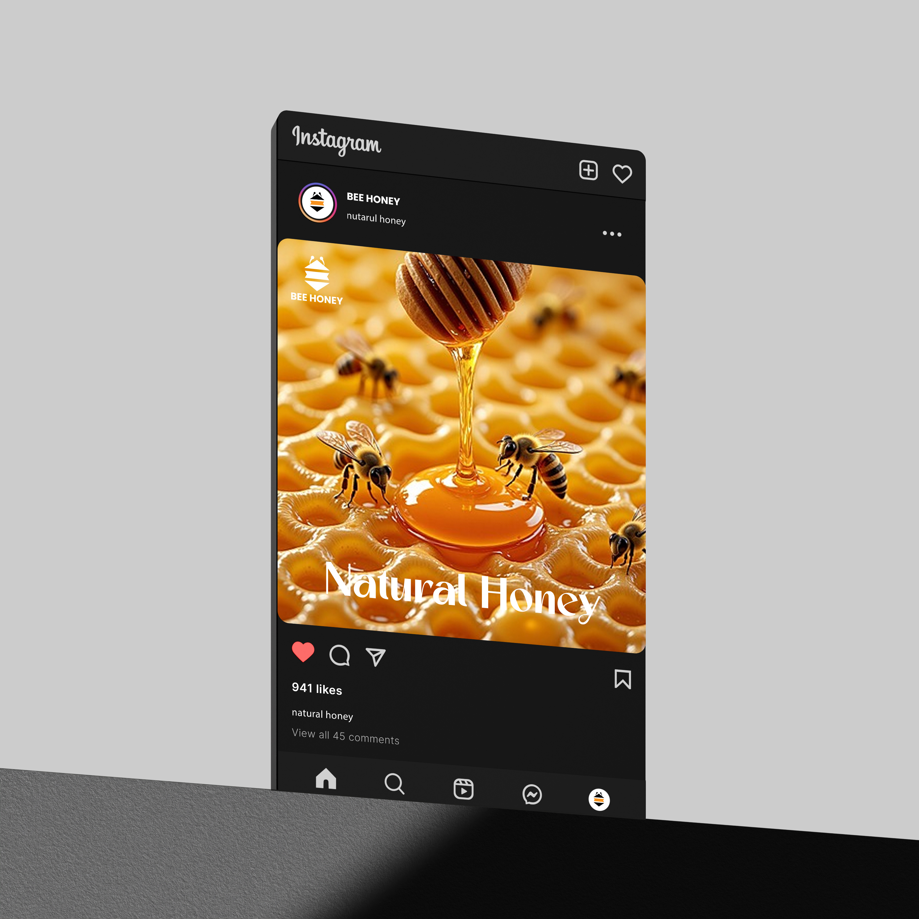 Honey Logo Design Logo Name BE Honey by Kabbo Gfx on Dribbble