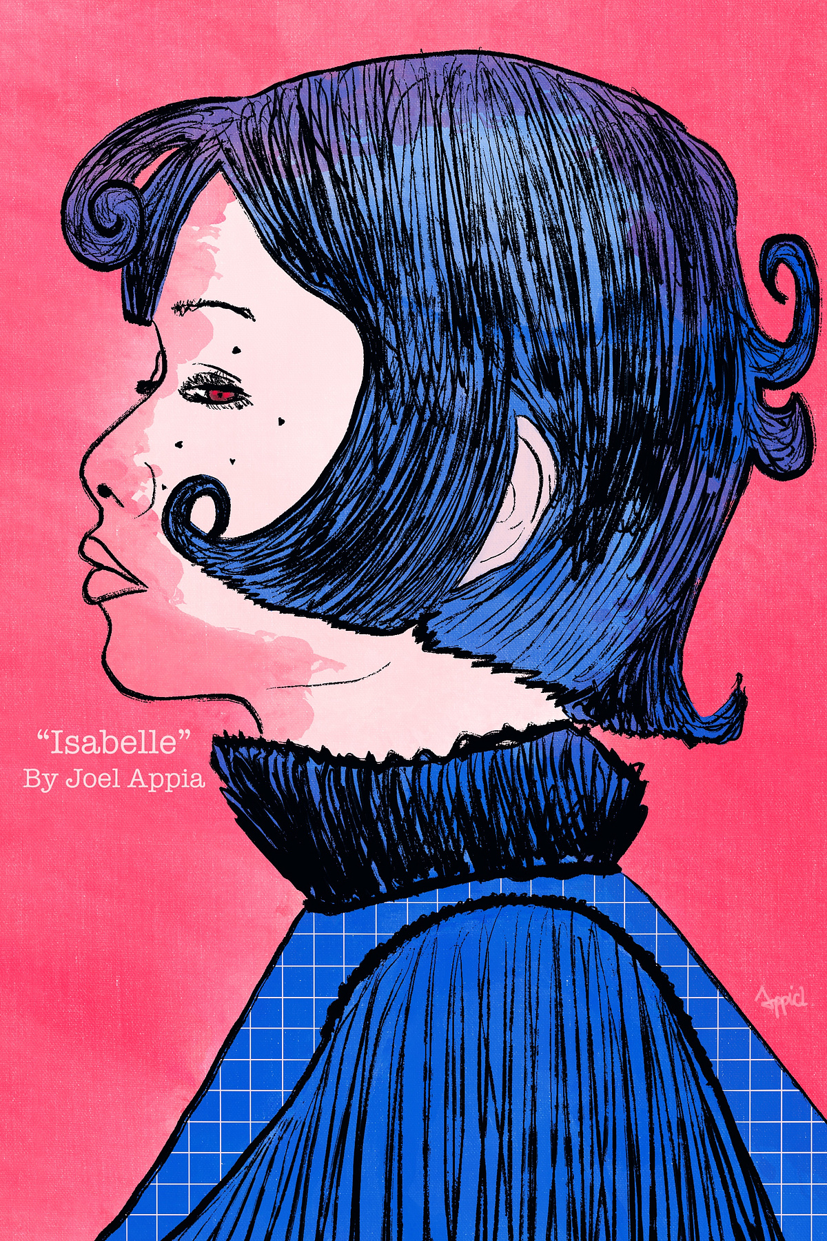 “Isabelle” illustration by Joel Appia on Dribbble