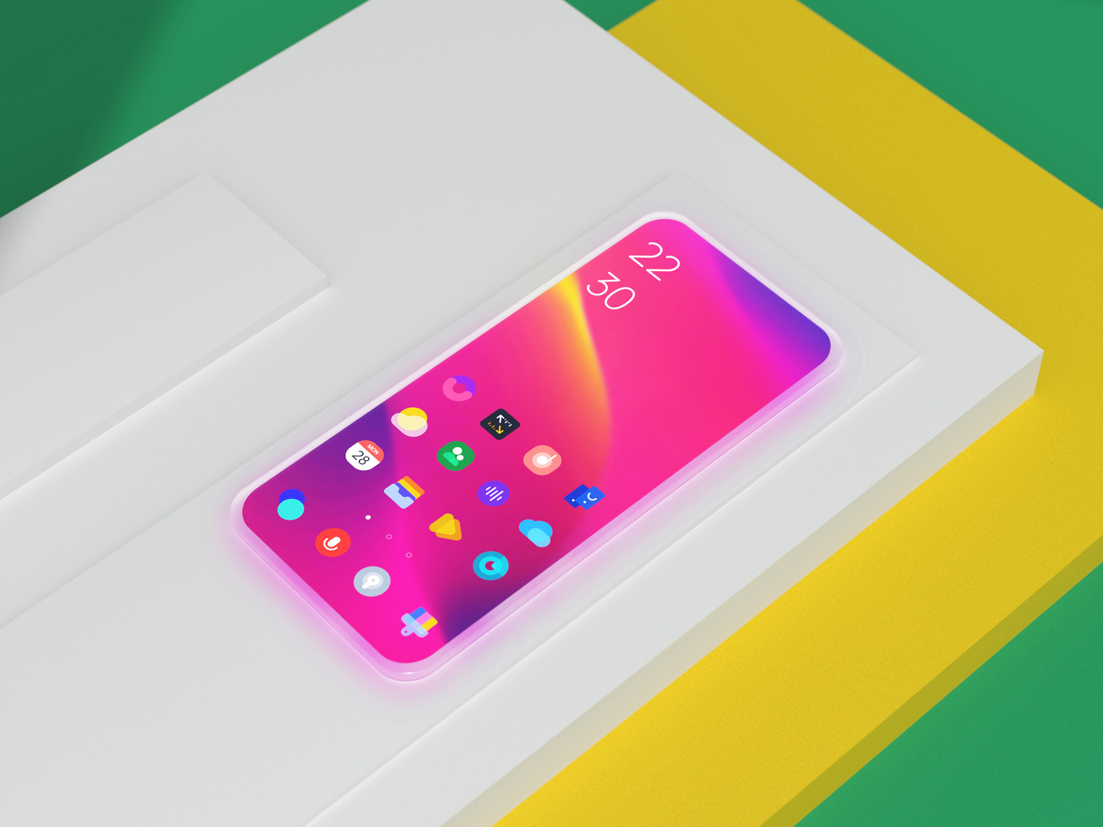 Oppo Icon Branding Design: iconography icons pack flat vector by ...