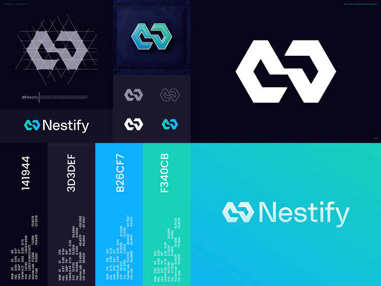 letter N, N Logo Design, Modern N Logo, Logo design & branding by Habib ...