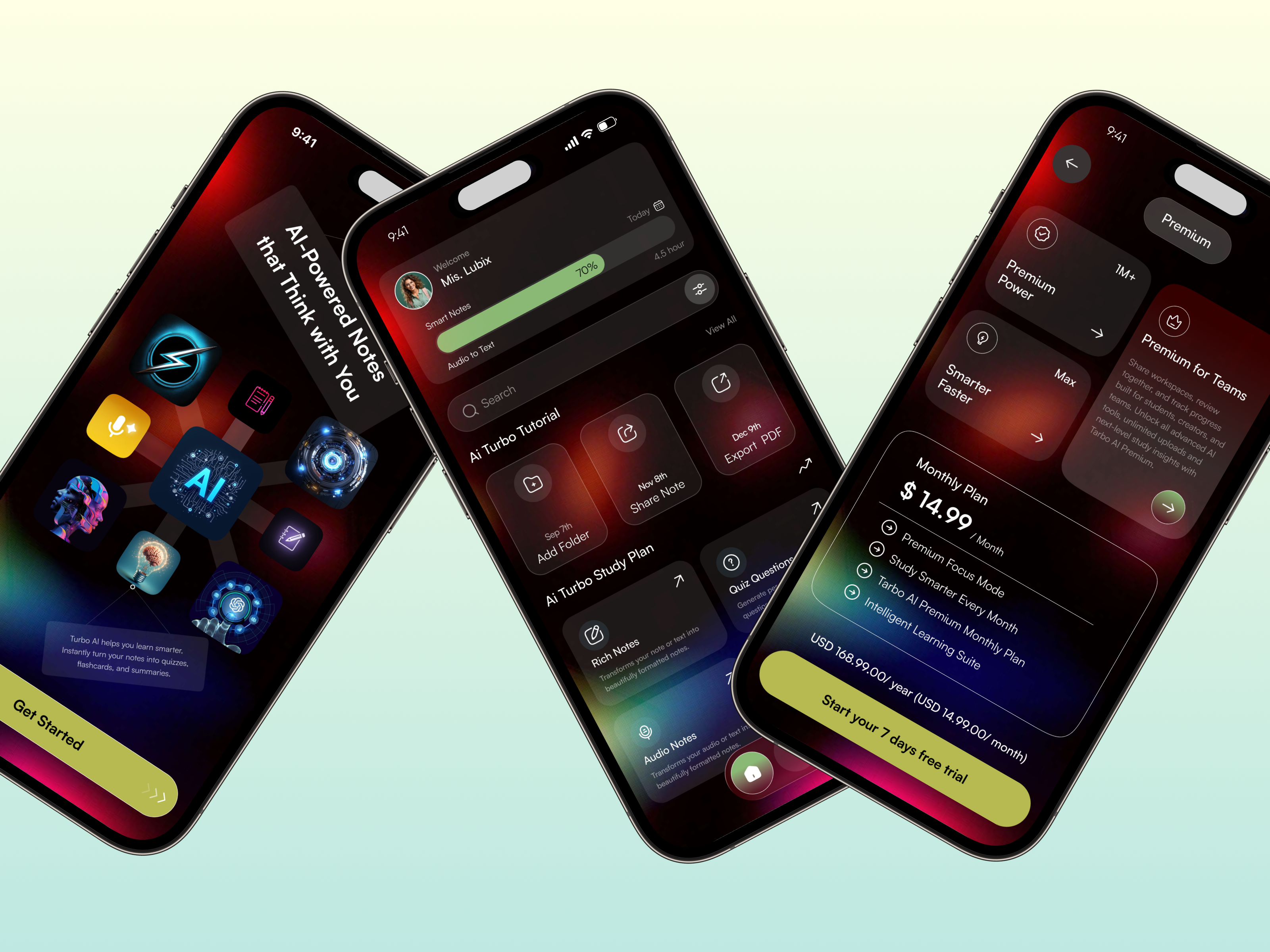 Turbo Ai Mobile App UI/UX Design by Rubel Rahel on Dribbble