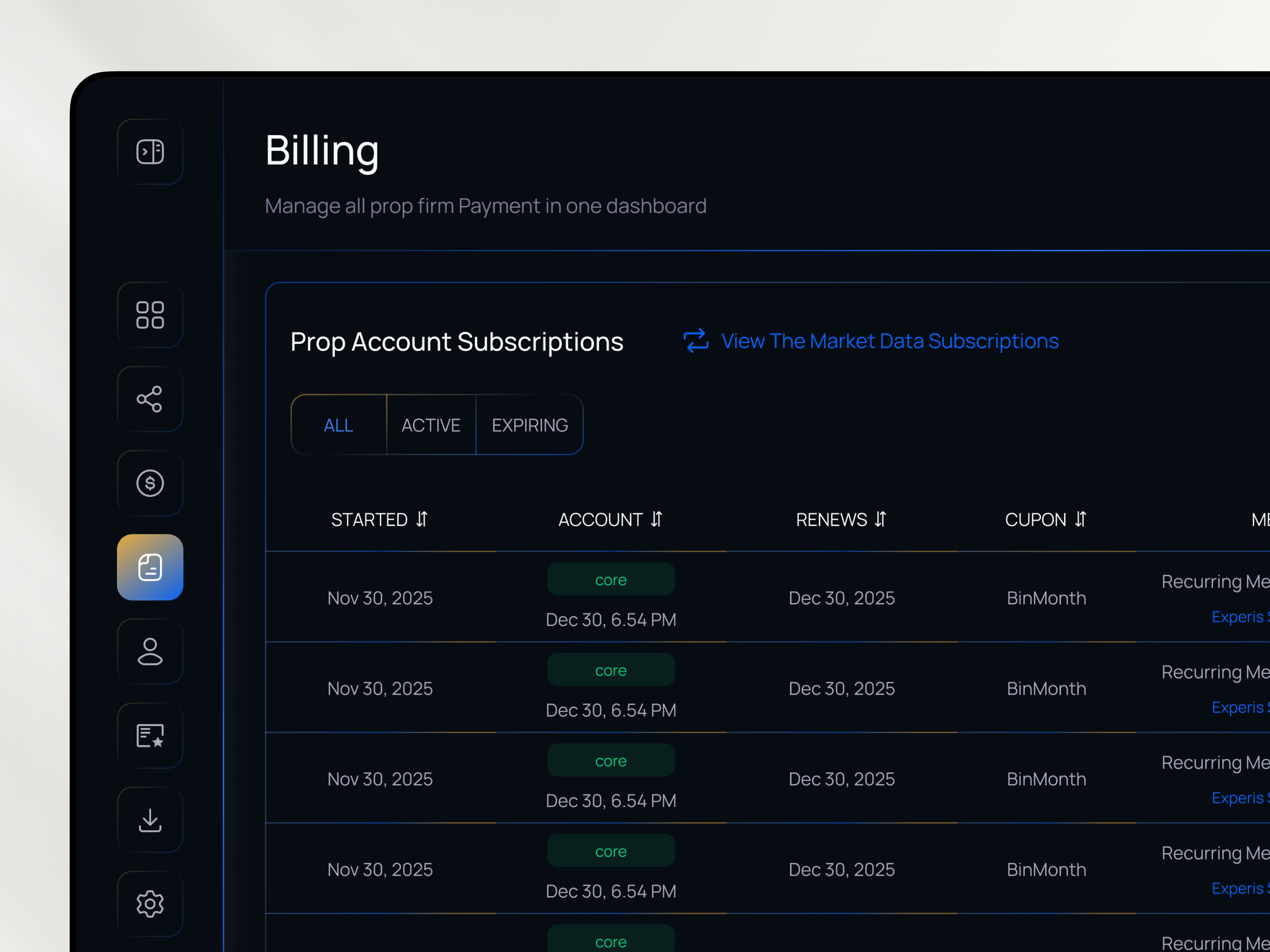 Account Billing & Subscriptions Flow by Finhub Agency on Dribbble