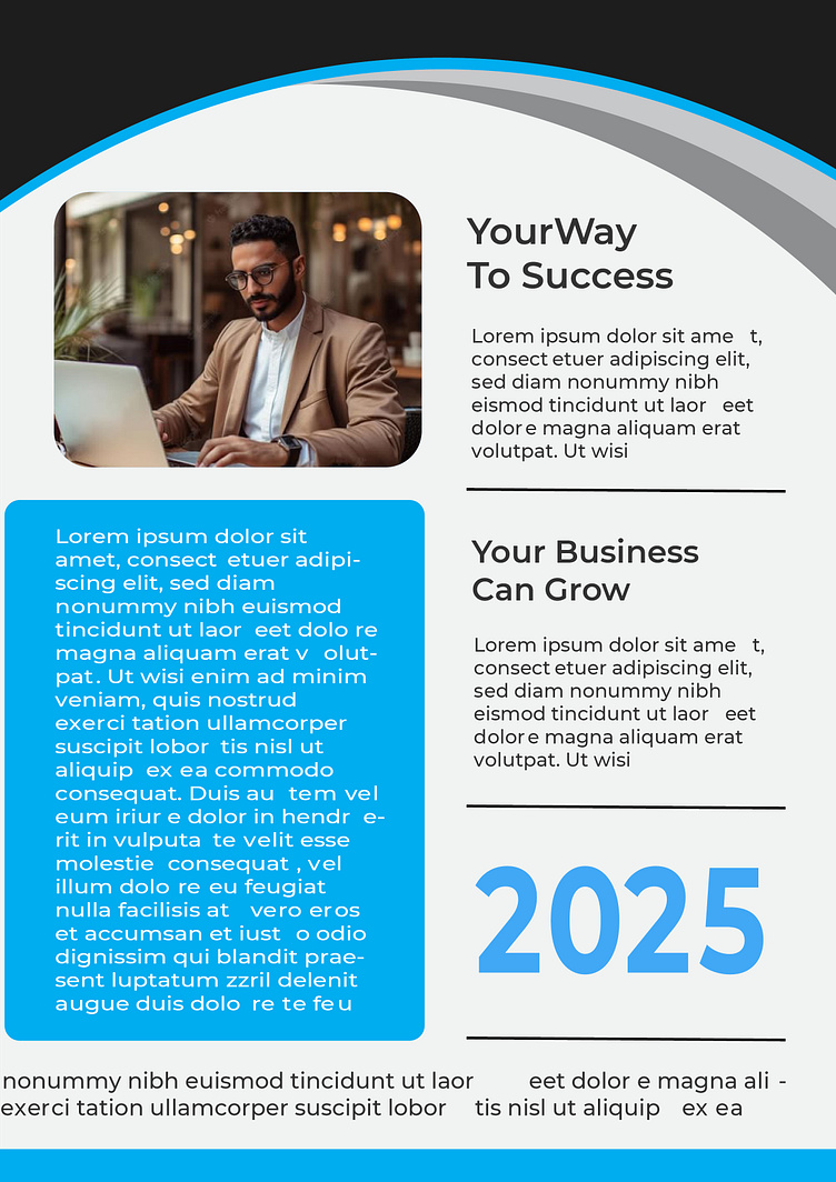 Business Magazine Design by Tanjina Akther on Dribbble