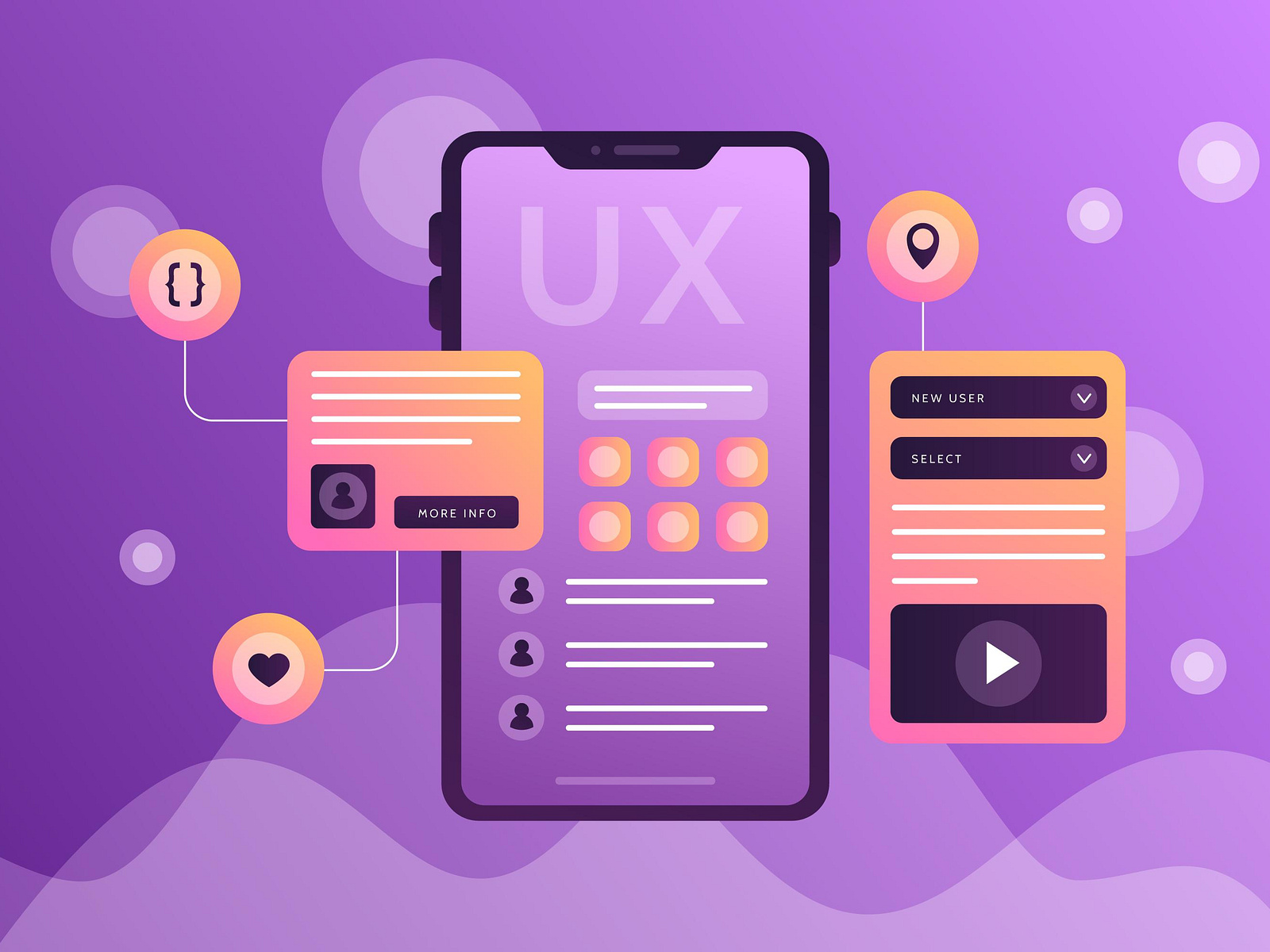 Gradient UI UX Background by yang on Dribbble