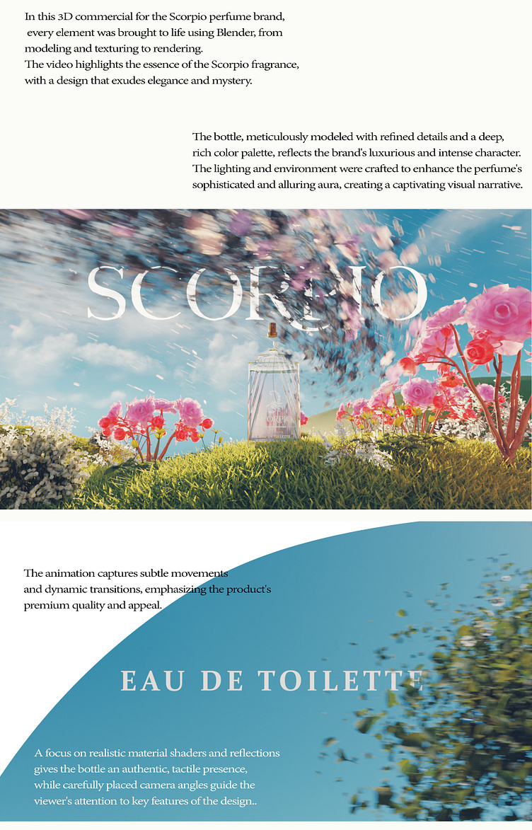 Scorpio Perfume Commercial by DAVIX DIGITAL on Dribbble