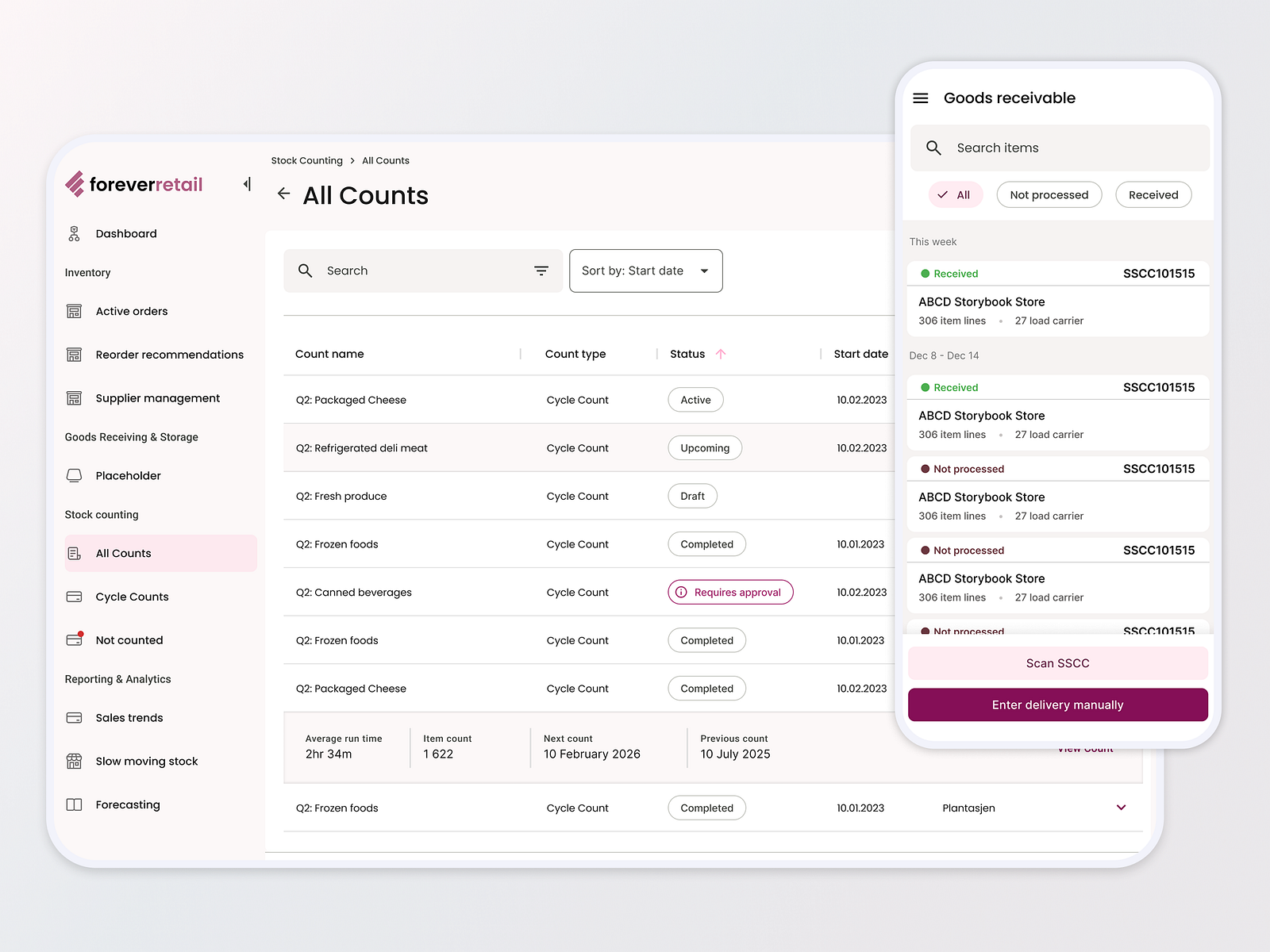 Inventory Management for enterprise by Stephanie de Beer on Dribbble