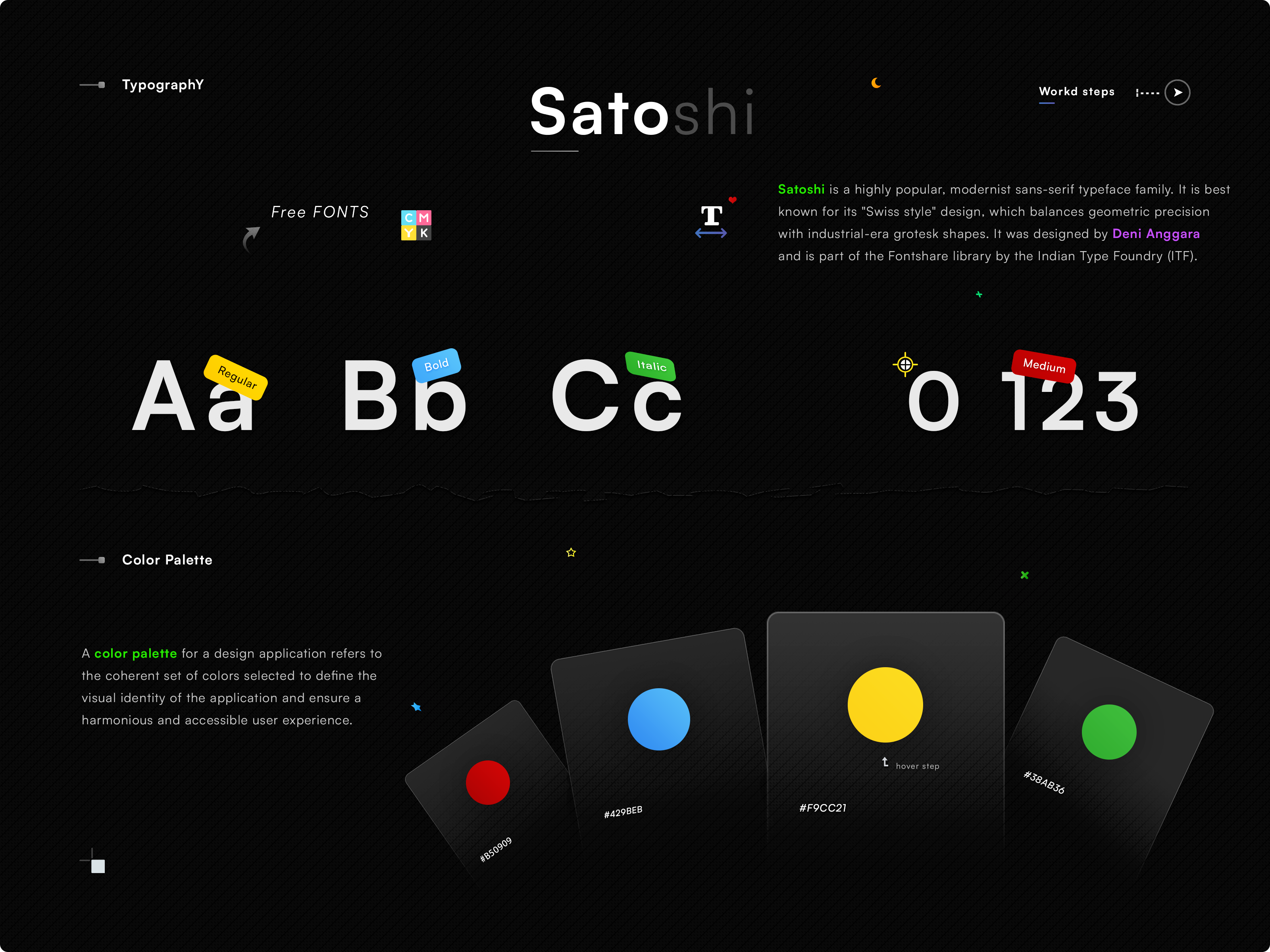 Satoshi by Séraphin Brice UIX on Dribbble