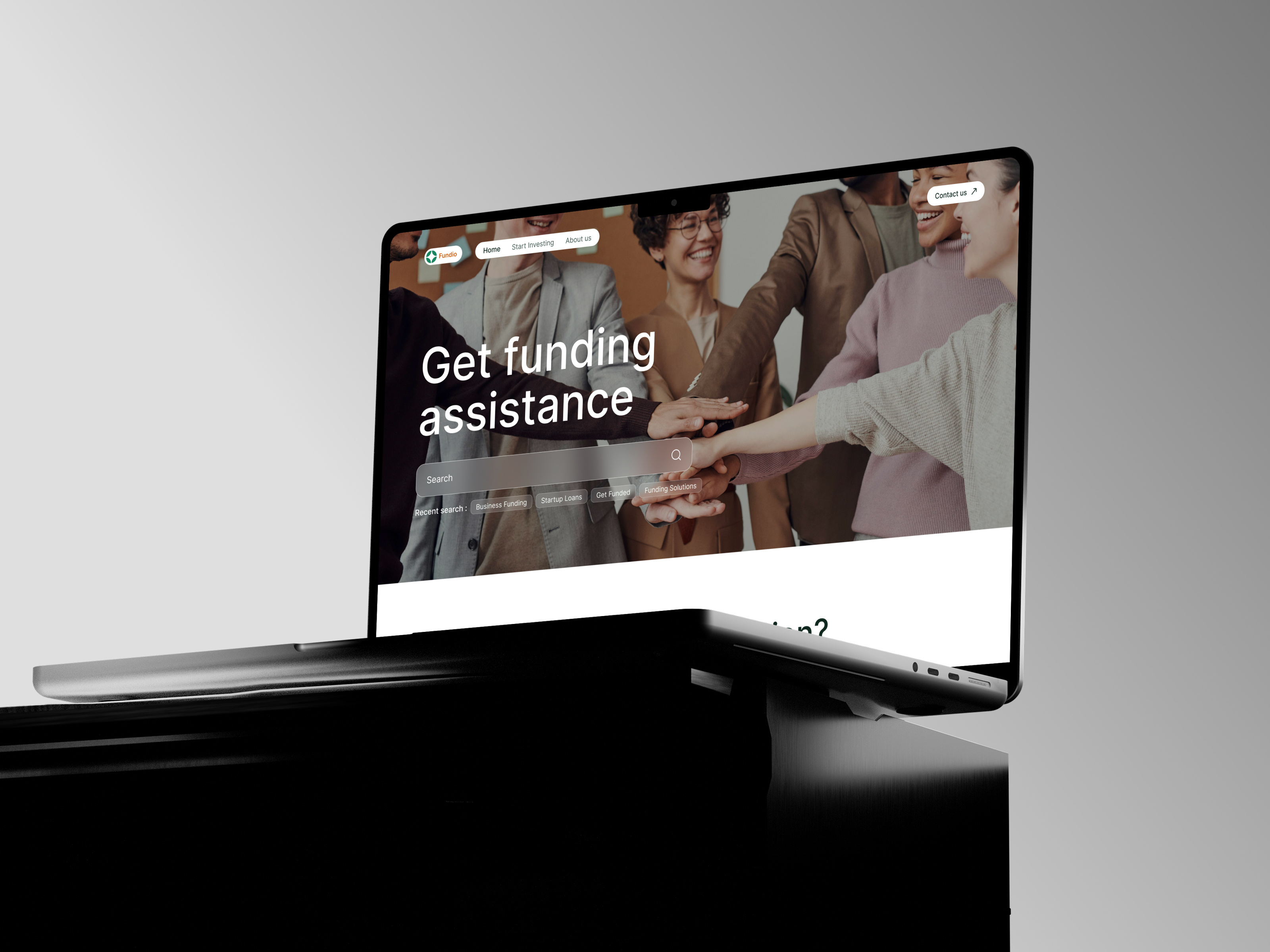 Contact Us Page - Fundraising website by Zain's Studio on Dribbble