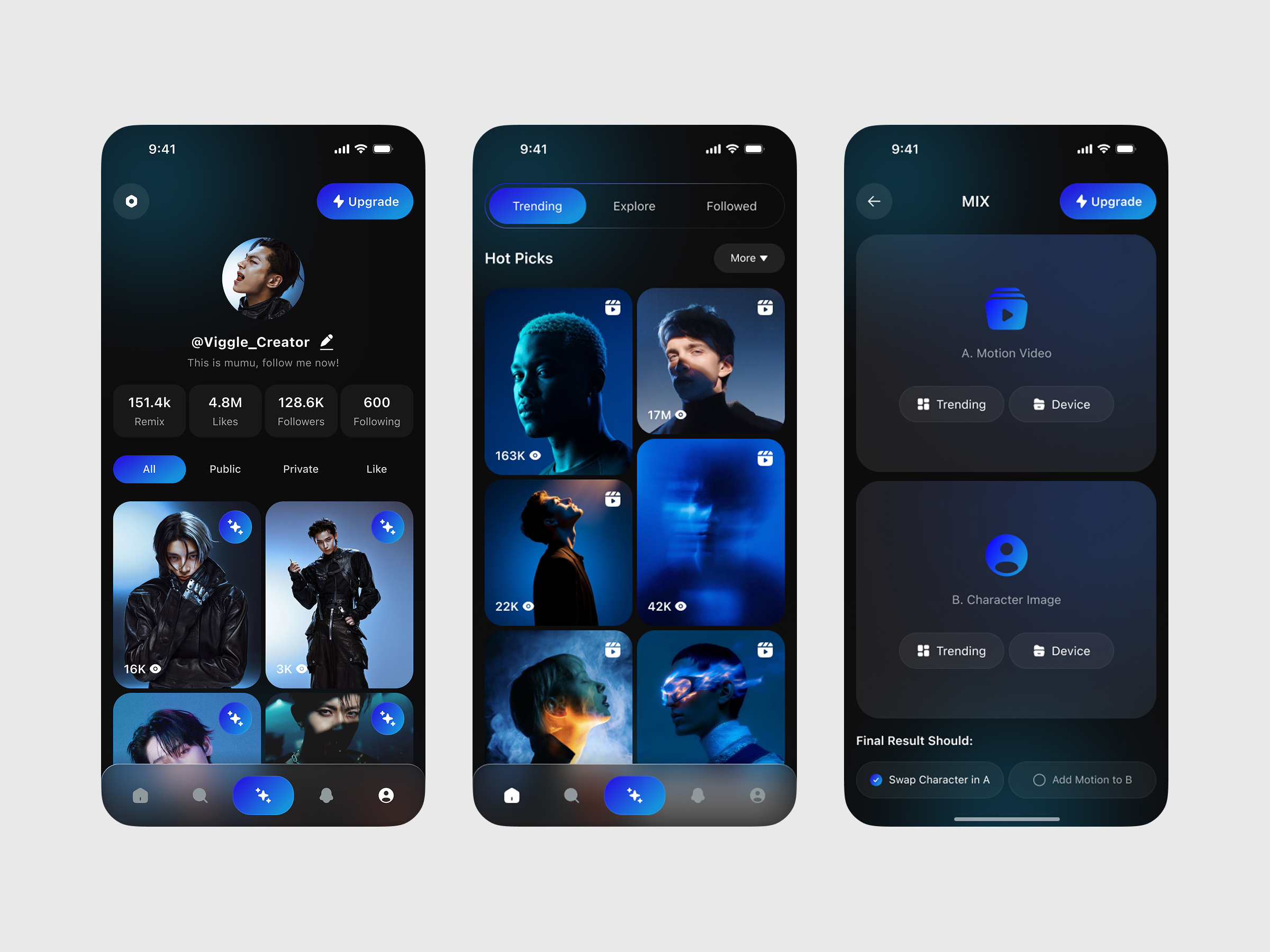 AI-powered social media meme maker app by UI Tapu on Dribbble