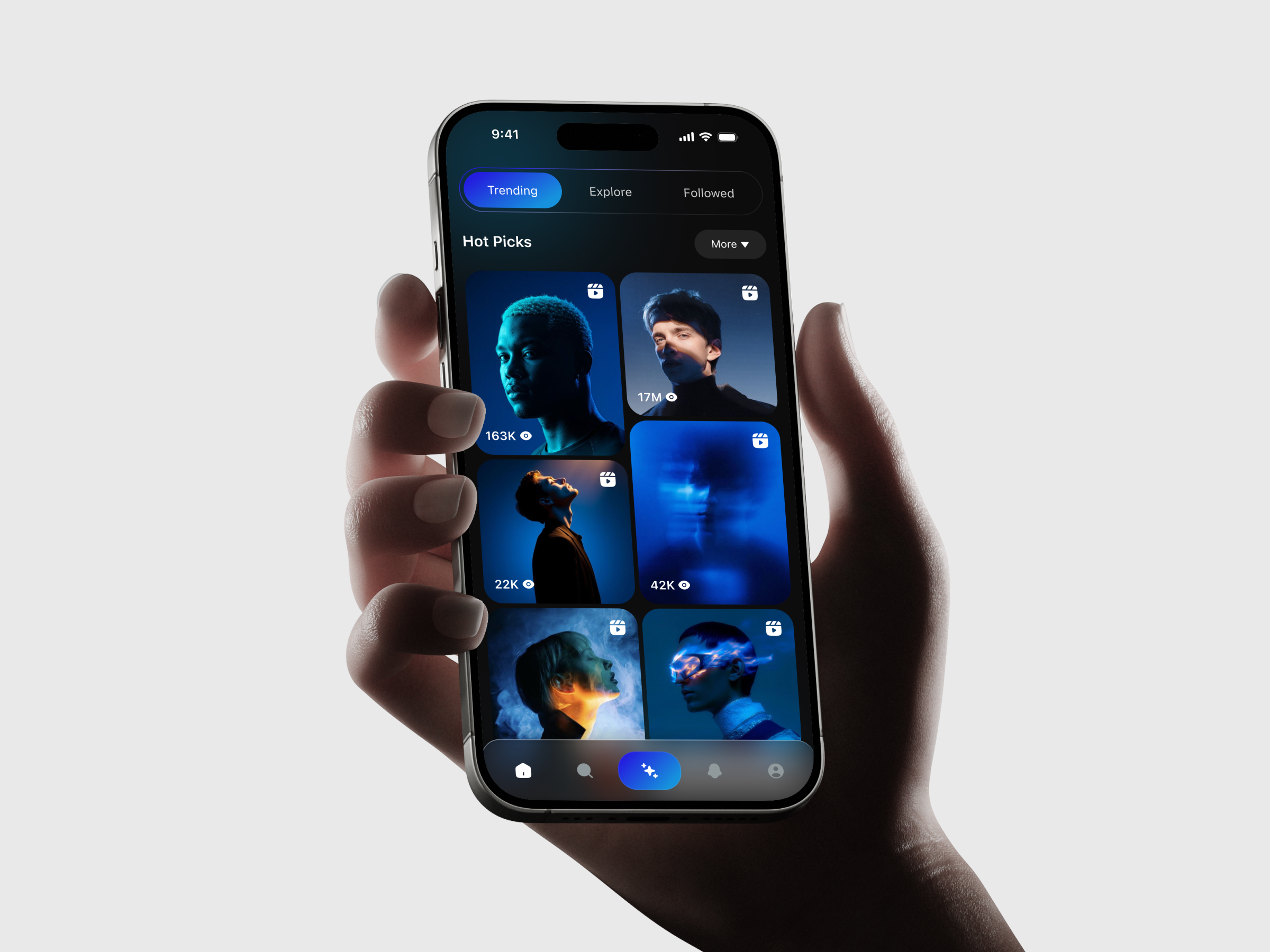 AI-powered social media meme maker app by UI Tapu on Dribbble
