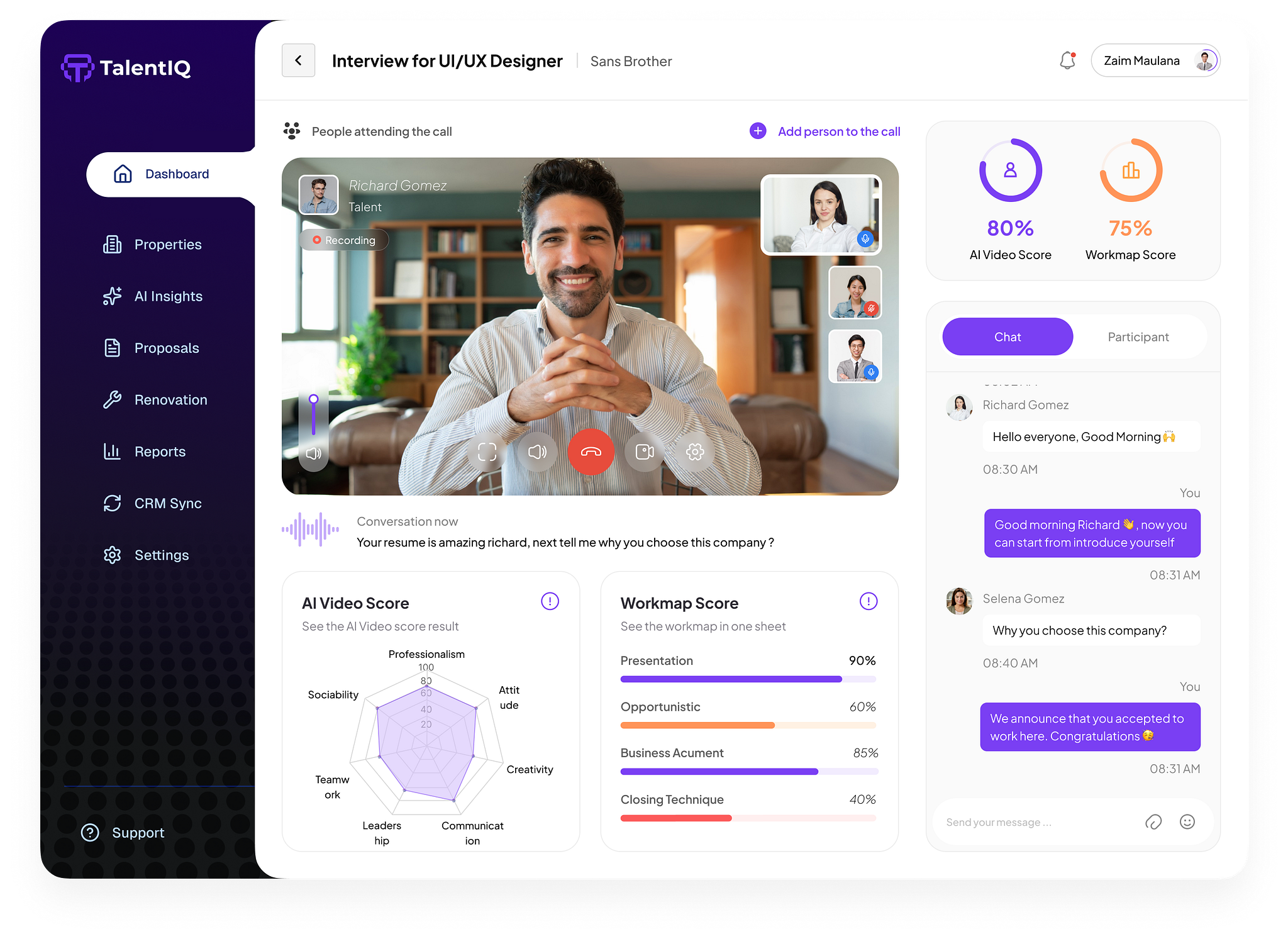 AI SaaS Dashboard Design – Clean, Scalable UI for Smart Platform by ...