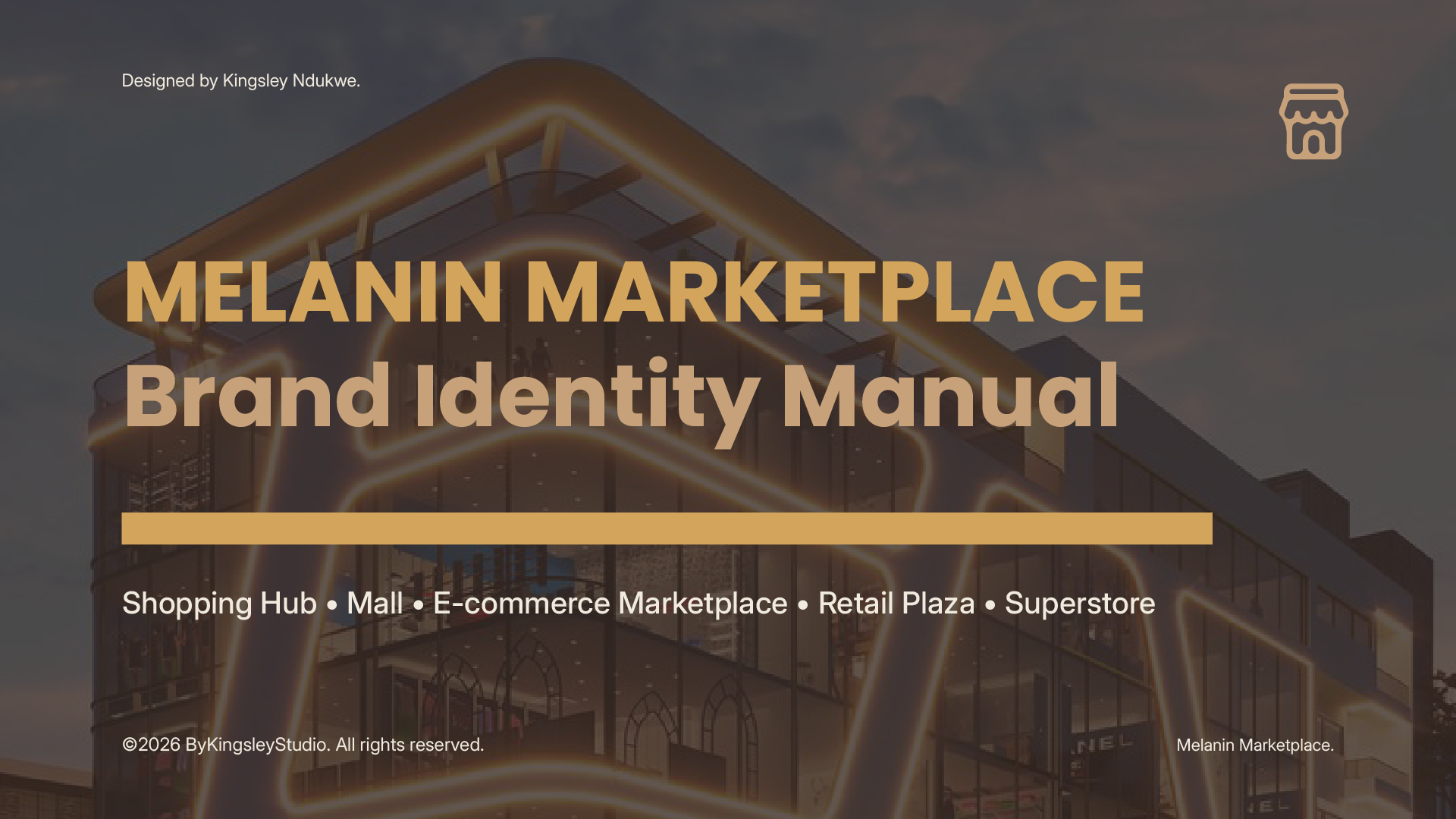 Melanin Marketplace — Brand Identity & Guidelines Design by KINGSLEY ...