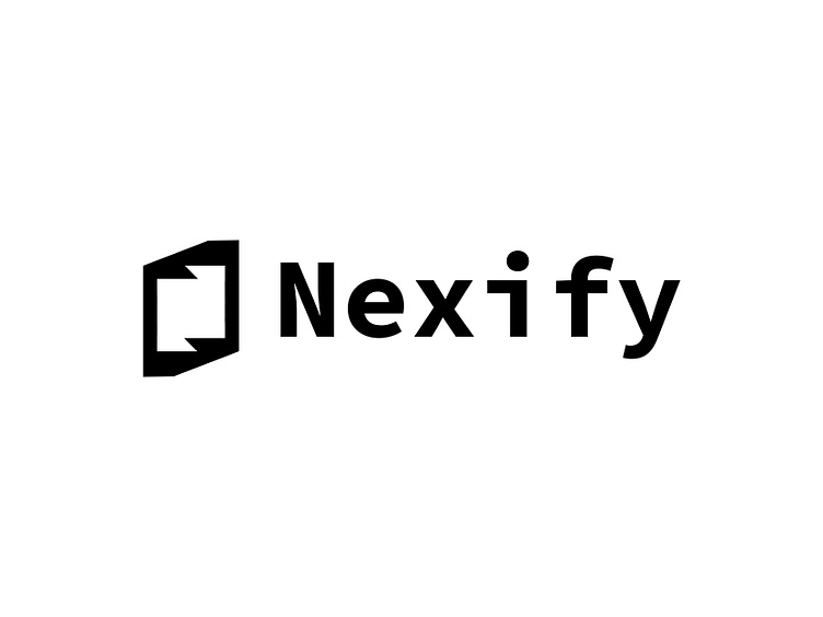 3D Letter Logo - Nexify by Bain Craft on Dribbble