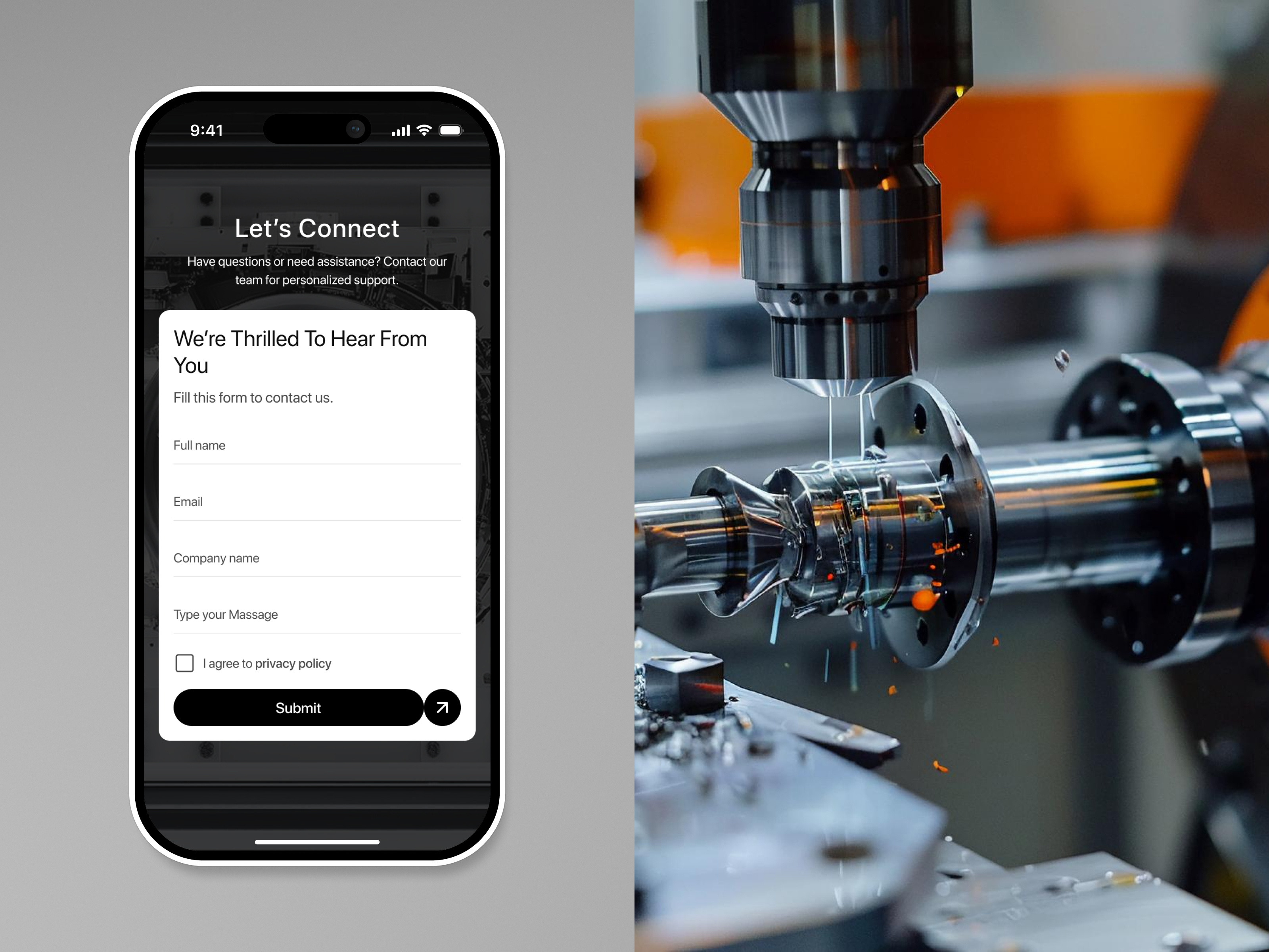 B2B Heavy Machinery Mobile Responsive Design by Jubaer UX/UI Designer ...