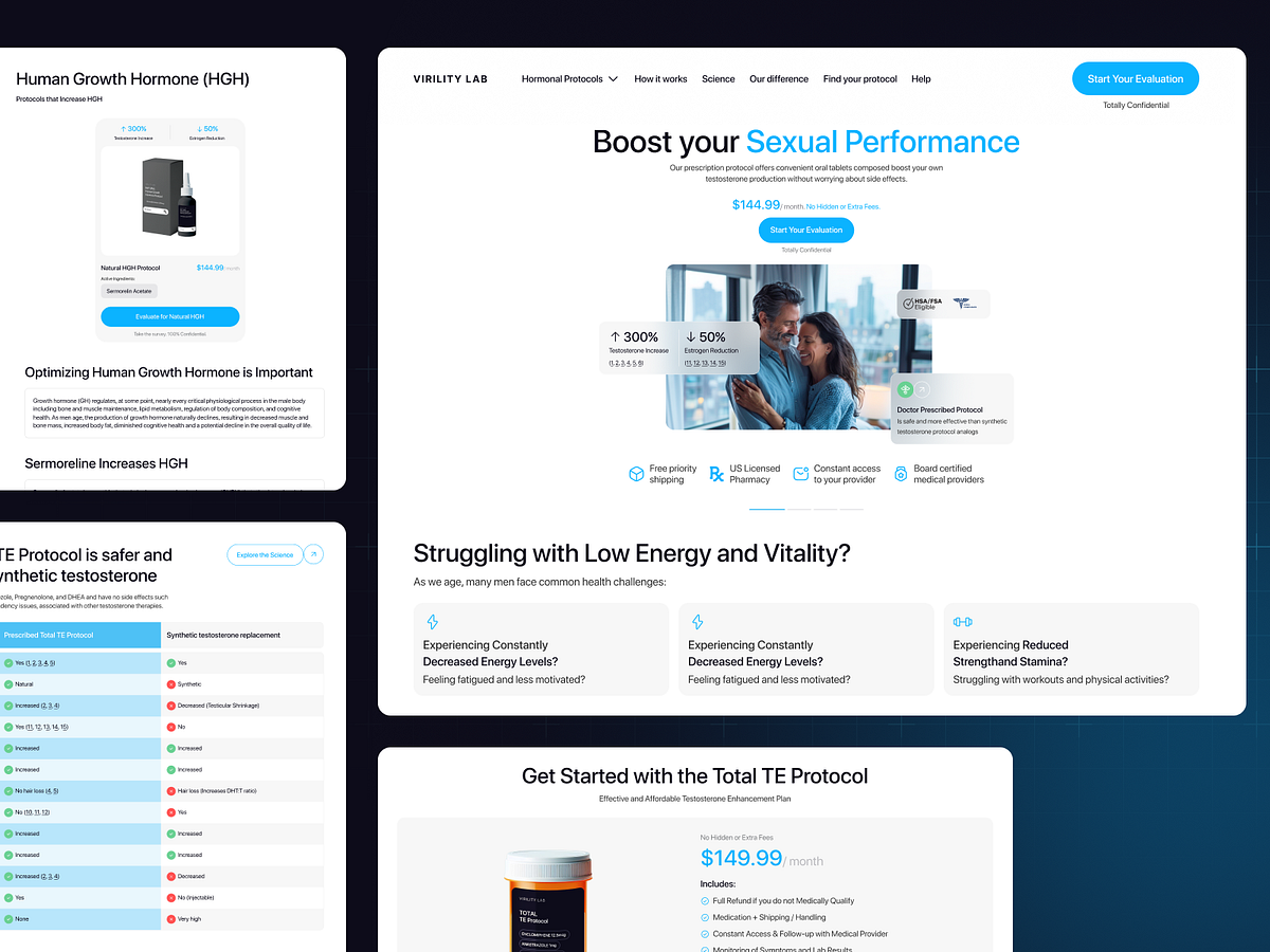 Health Landing Page UI by Alla Chekunova on Dribbble