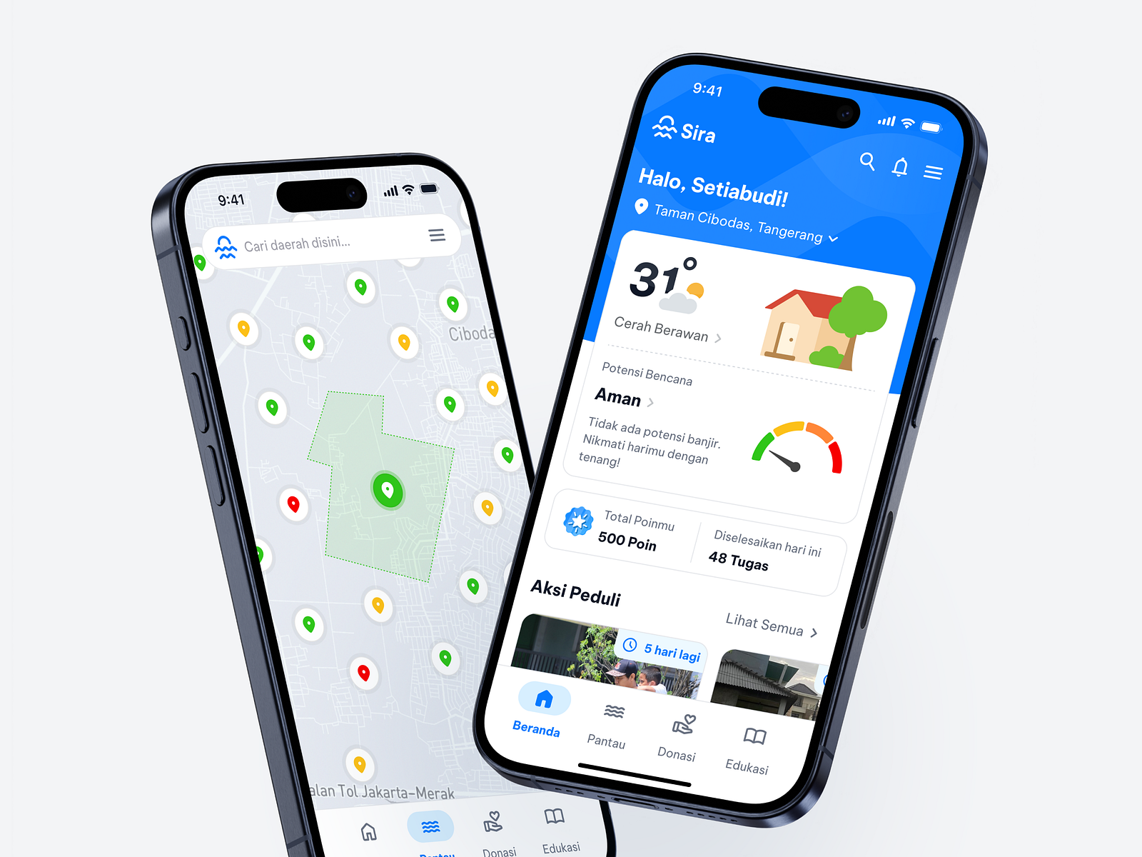 Sira - Flood Mitigation App by Iyad Irviansyah on Dribbble