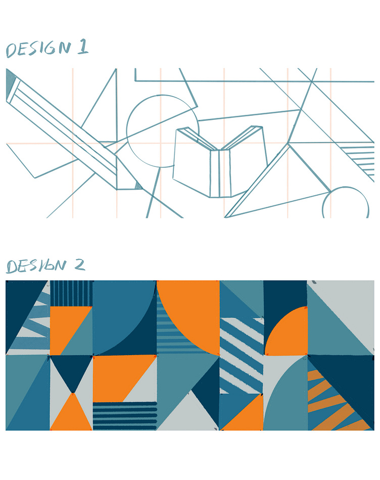 Wallpaper design for classroom by Tern Studio on Dribbble