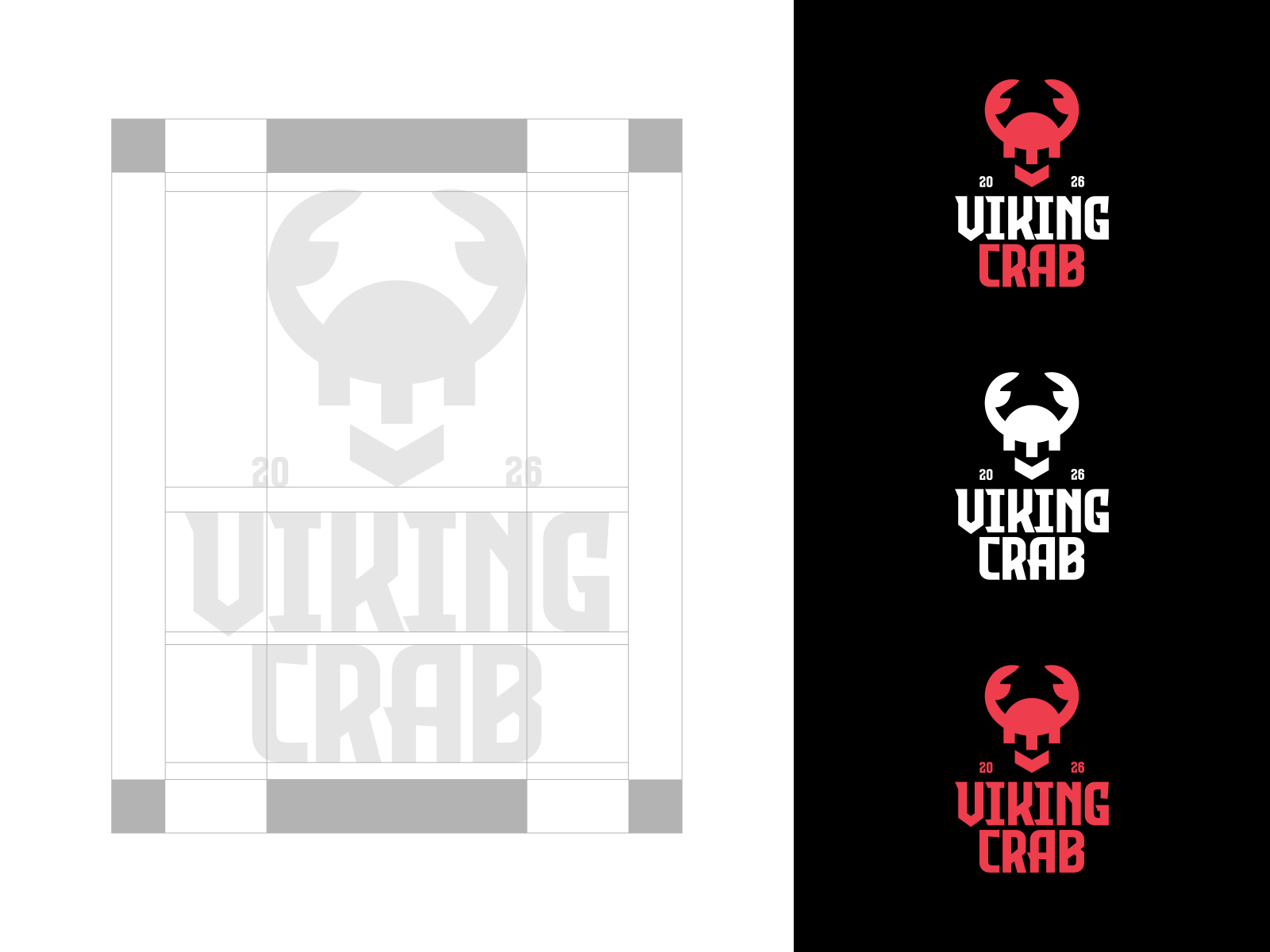Viking Crab Logo and Visual Design by Garagephic Studio on Dribbble