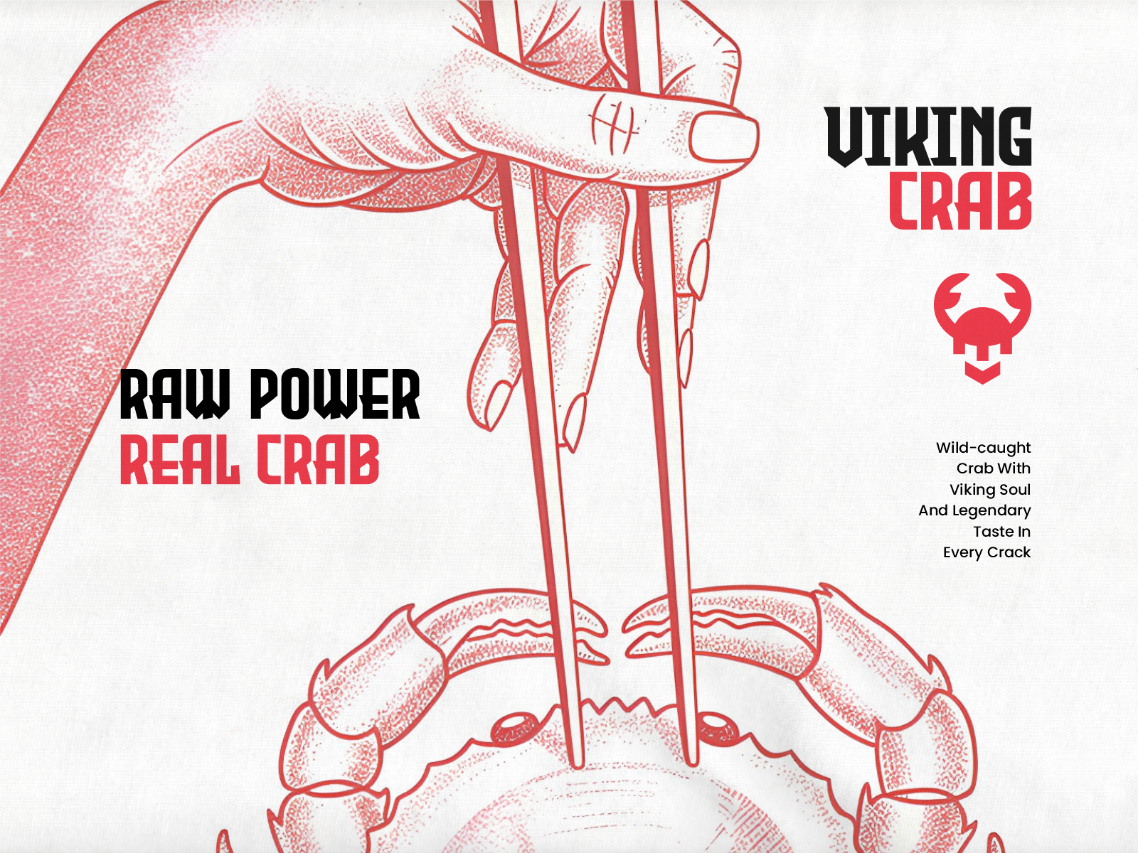 Viking Crab Logo and Visual Design by Garagephic Studio on Dribbble