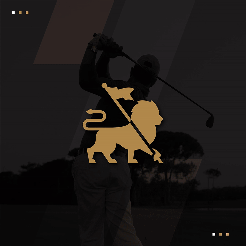 Lion Logo Design with Flag by Make Patel on Dribbble